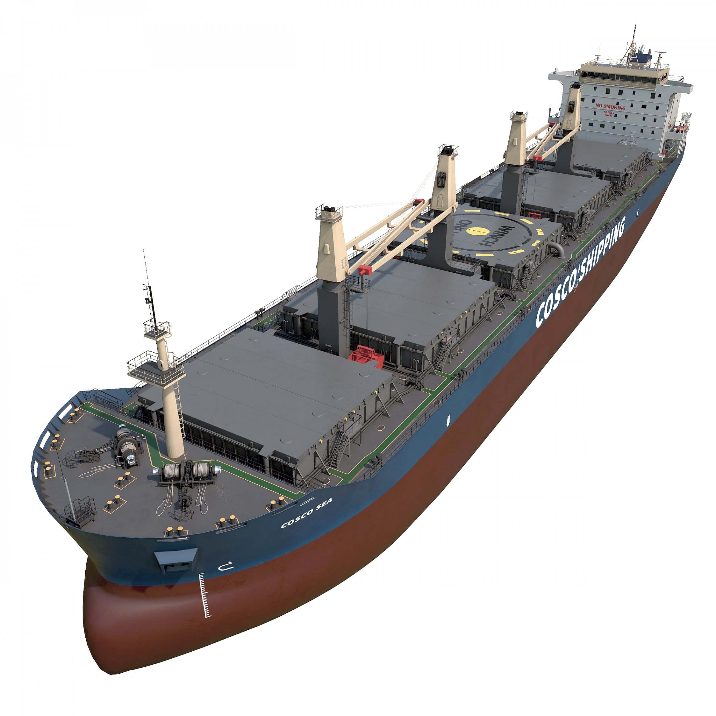 Bulk Carrier Cosco - 3D Model by IgorYerm
