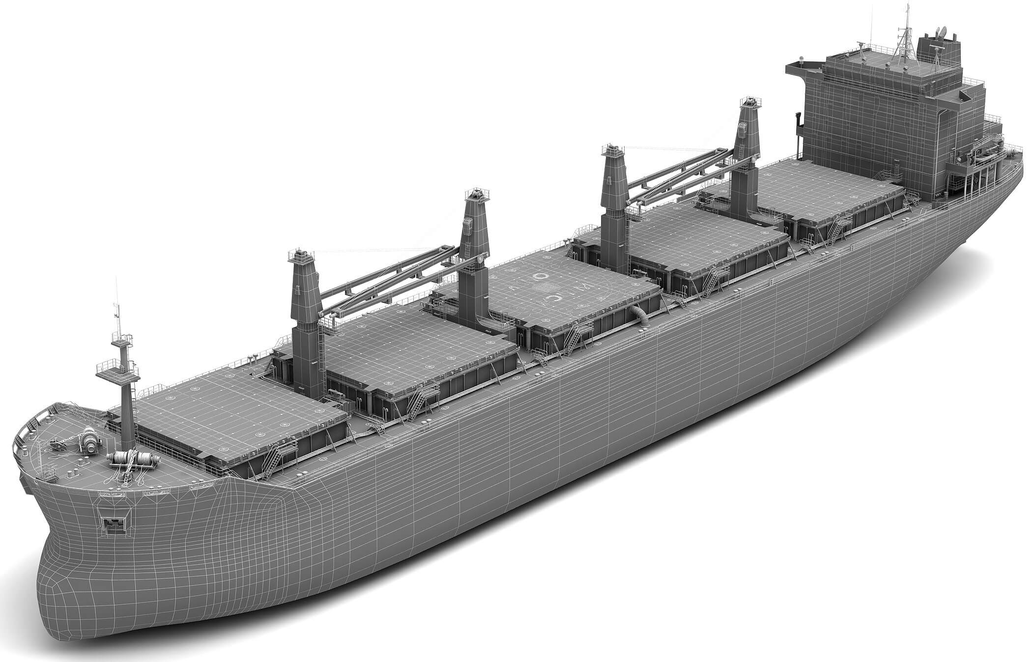 Bulk Carrier - 3D Model by IgorYerm