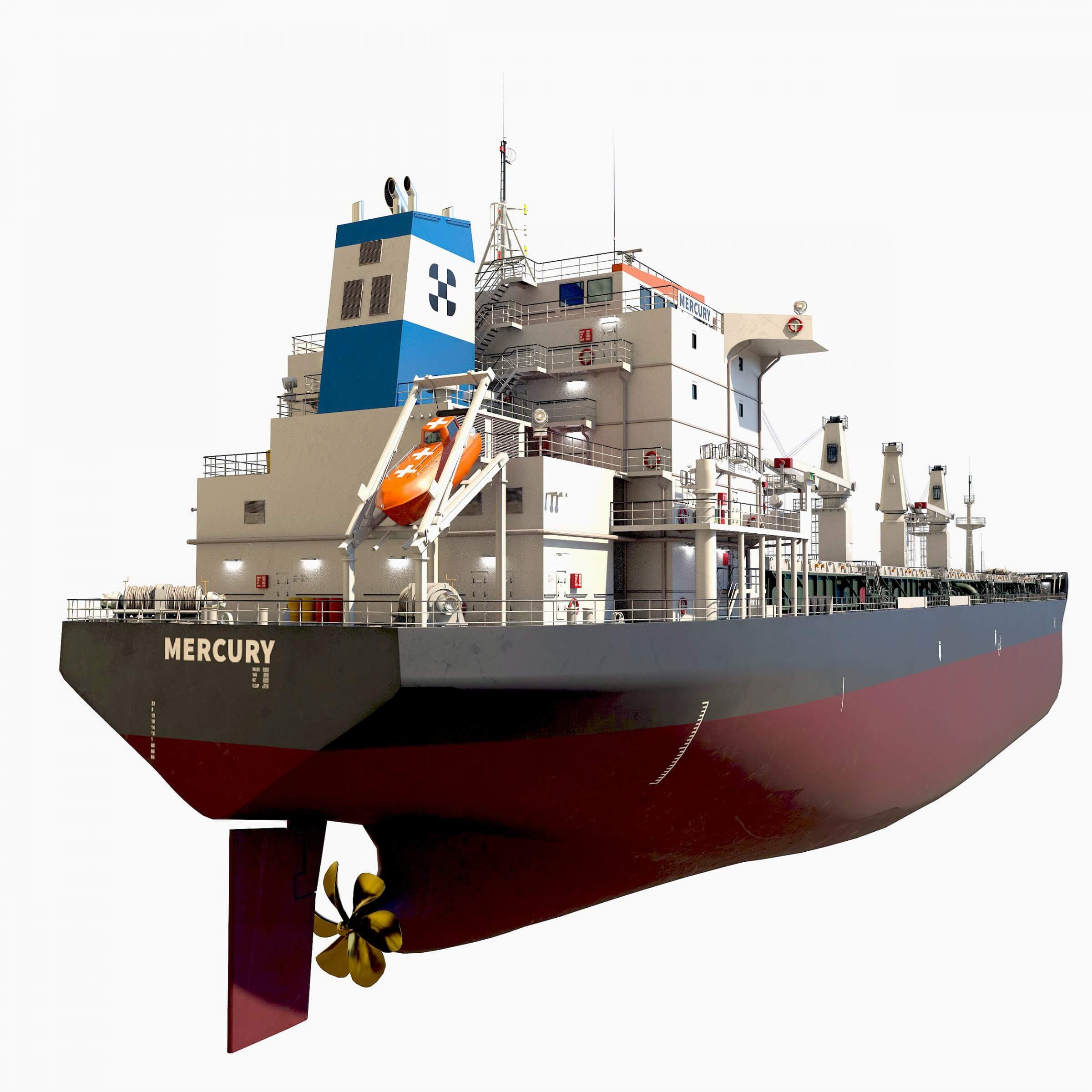 Bulk Carrier - 3D Model by IgorYerm