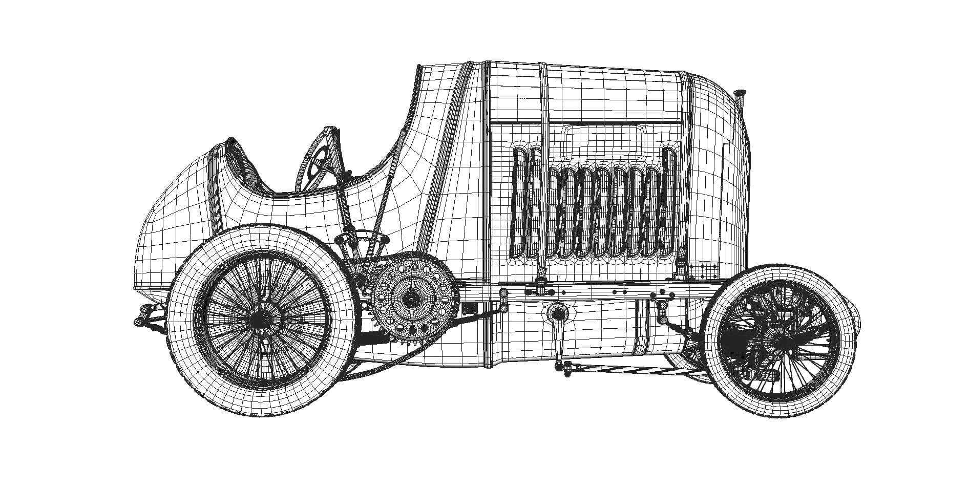Fiat S76 Beast of Turin Car - 3D Model by IgorYerm