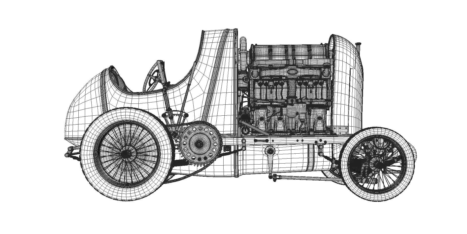 Fiat S76 Beast of Turin Car - 3D Model by IgorYerm