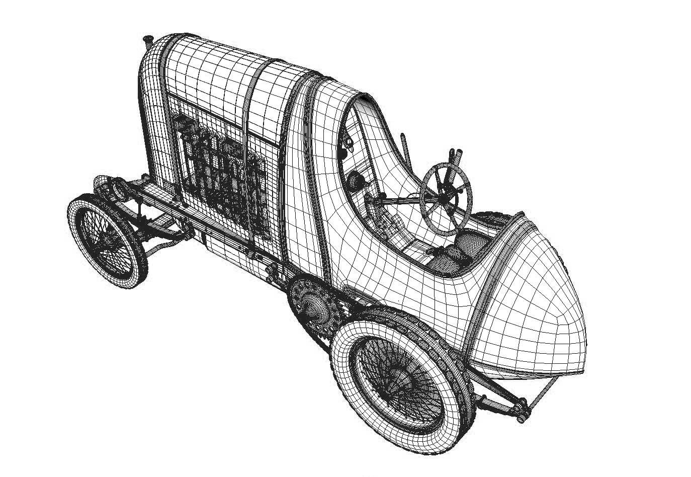 Fiat S76 Beast of Turin Car - 3D Model by IgorYerm