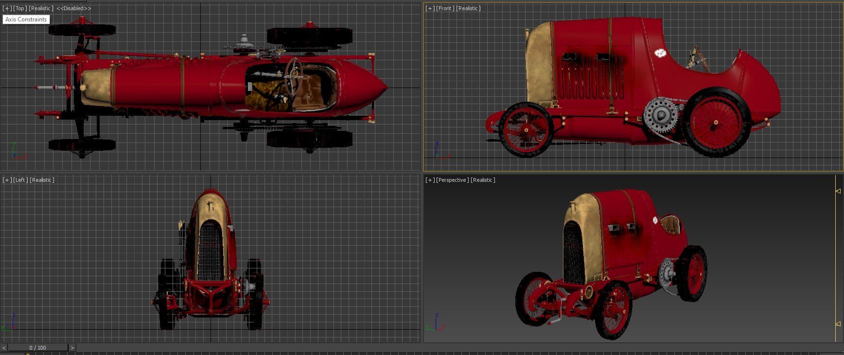 Fiat S76 Beast of Turin Car - 3D Model by IgorYerm