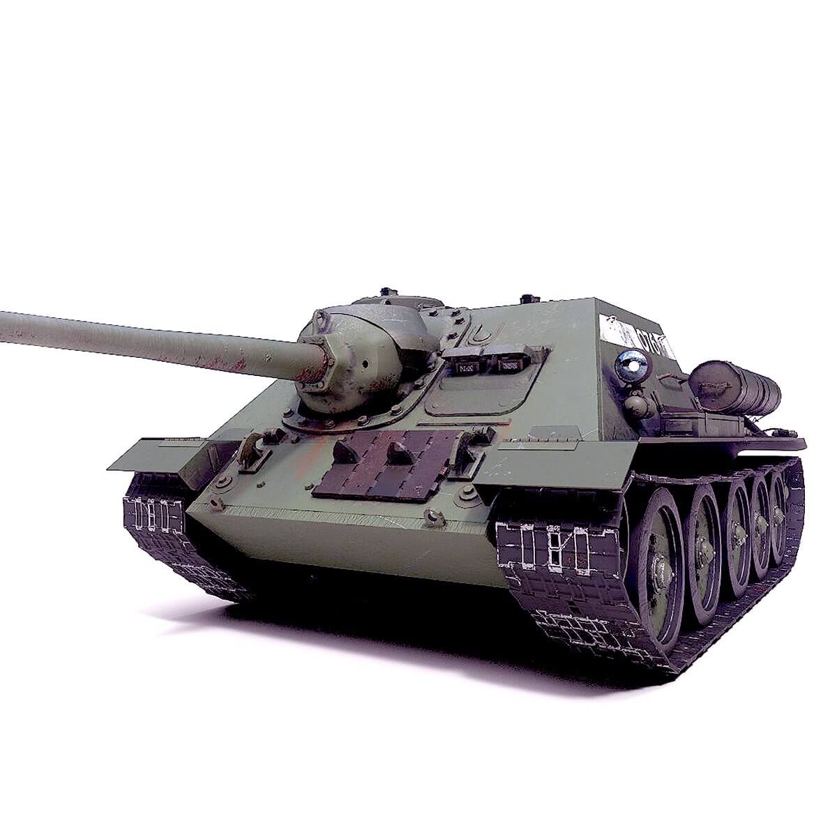 Tank SU-85 3D Render, Digital Art by IgorYerm