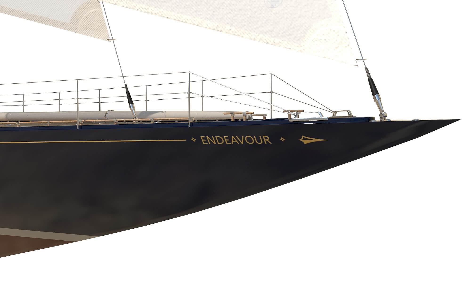 J-Class Yacht ENDEAVOUR JK4 3D Model by IgorYerm