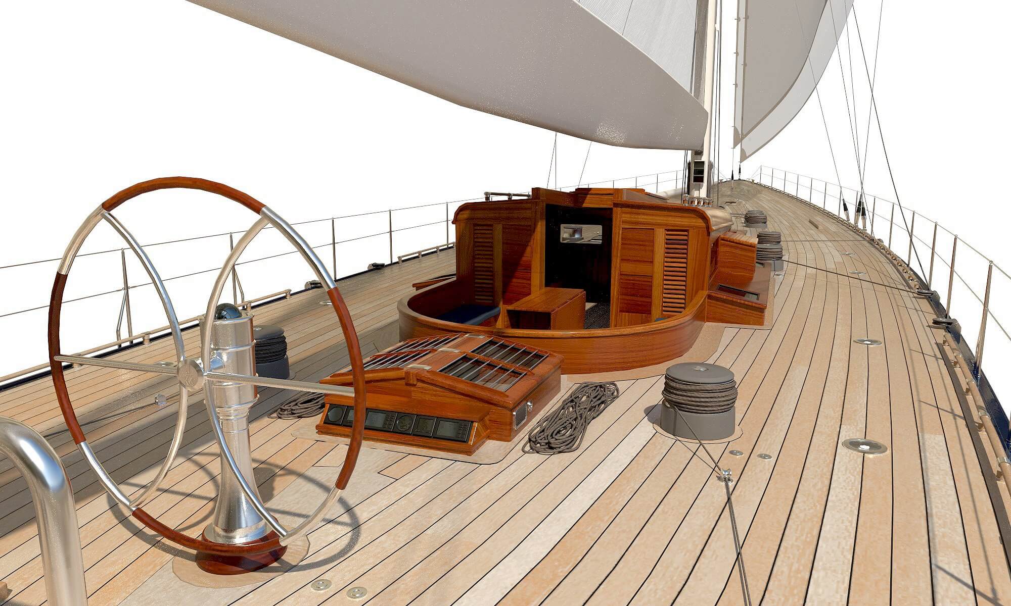 J-Class Yacht ENDEAVOUR JK4 3D Model by IgorYerm