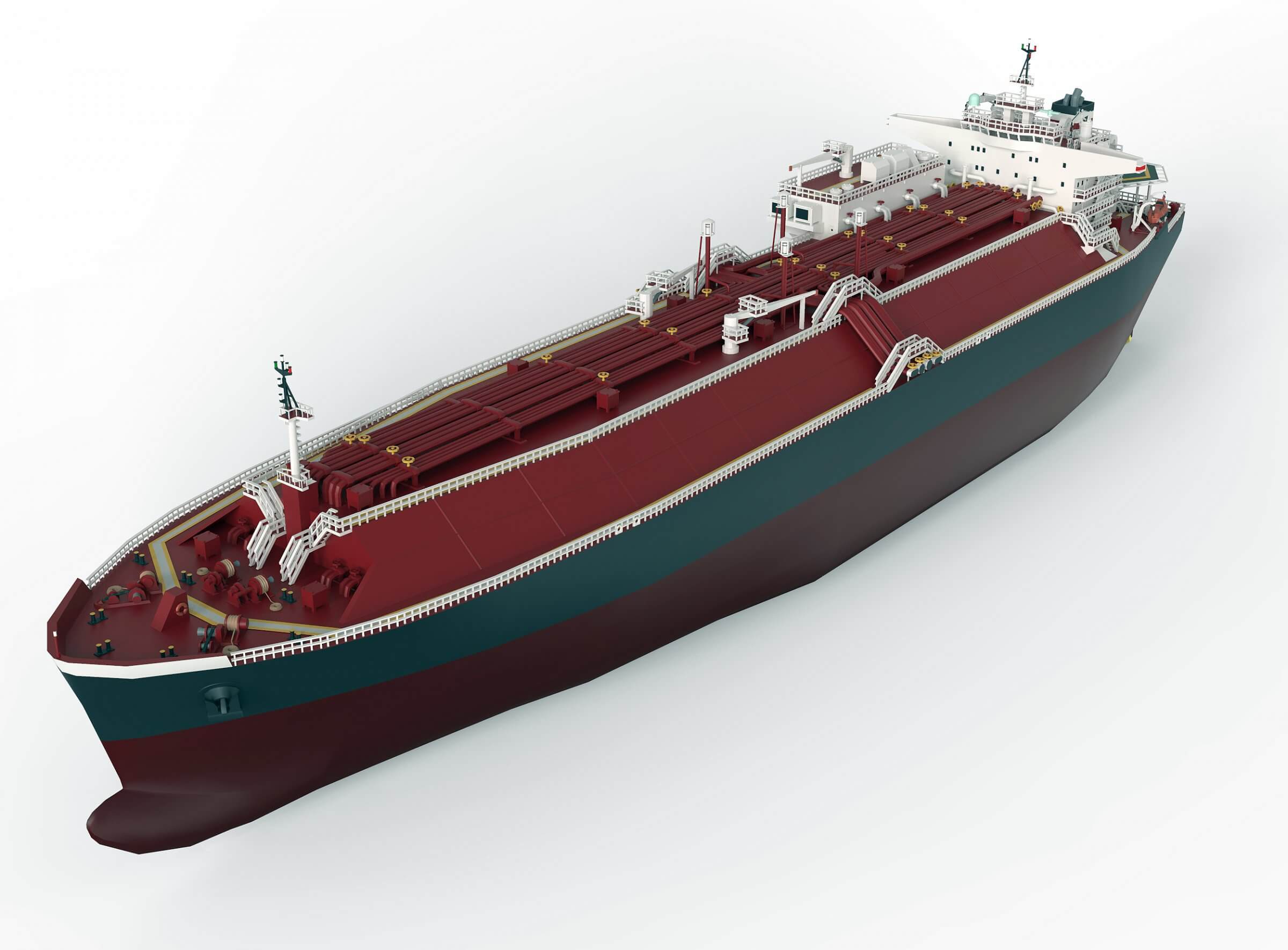 LNG Gas Carrier 4 Colors - 3D Model by IgorYerm