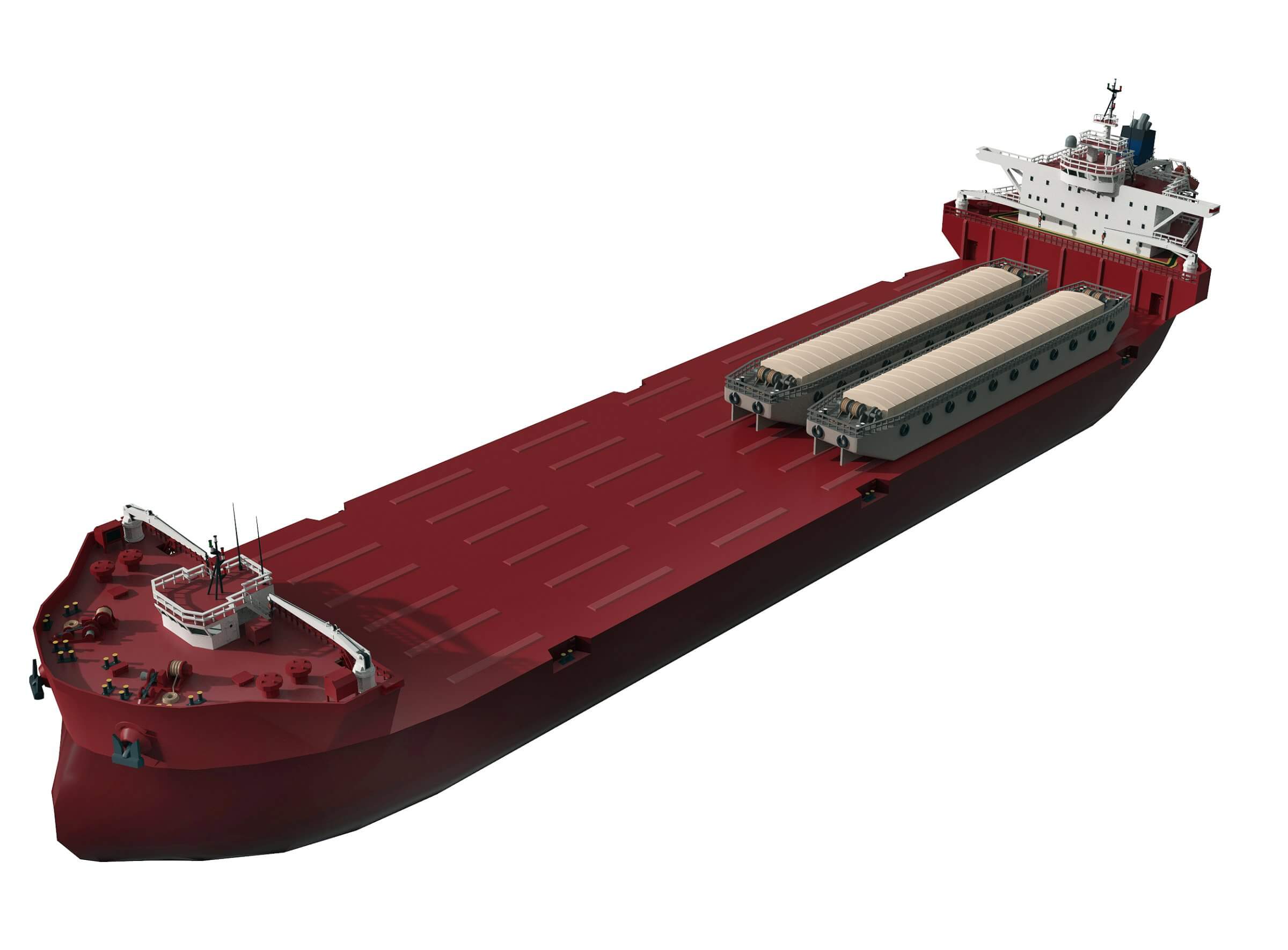 LP Heavy Lift Vessel 4 Colors - 3D Model by IgorYerm