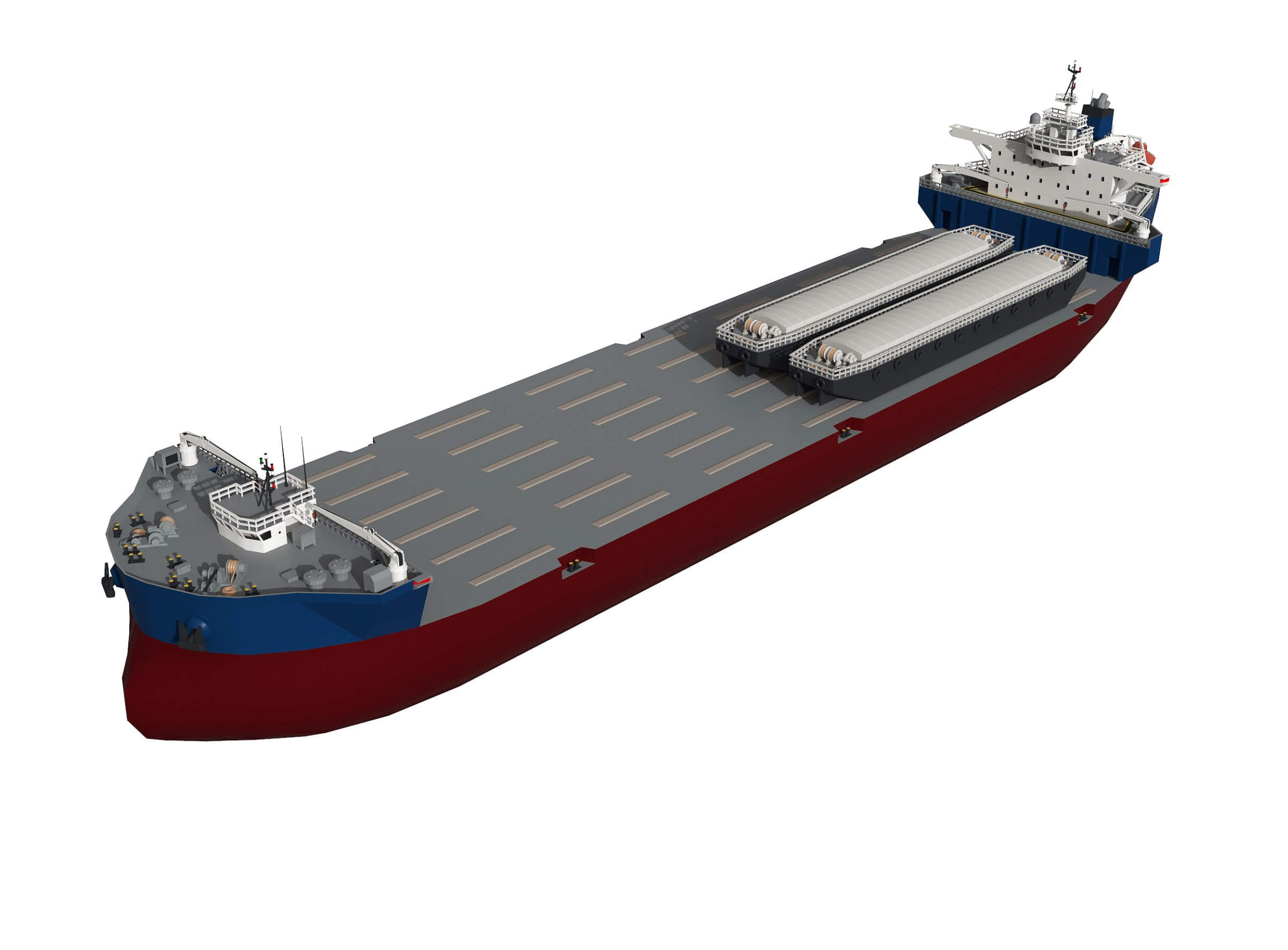 LP Heavy Lift Vessel 4 Colors - 3D Model by IgorYerm