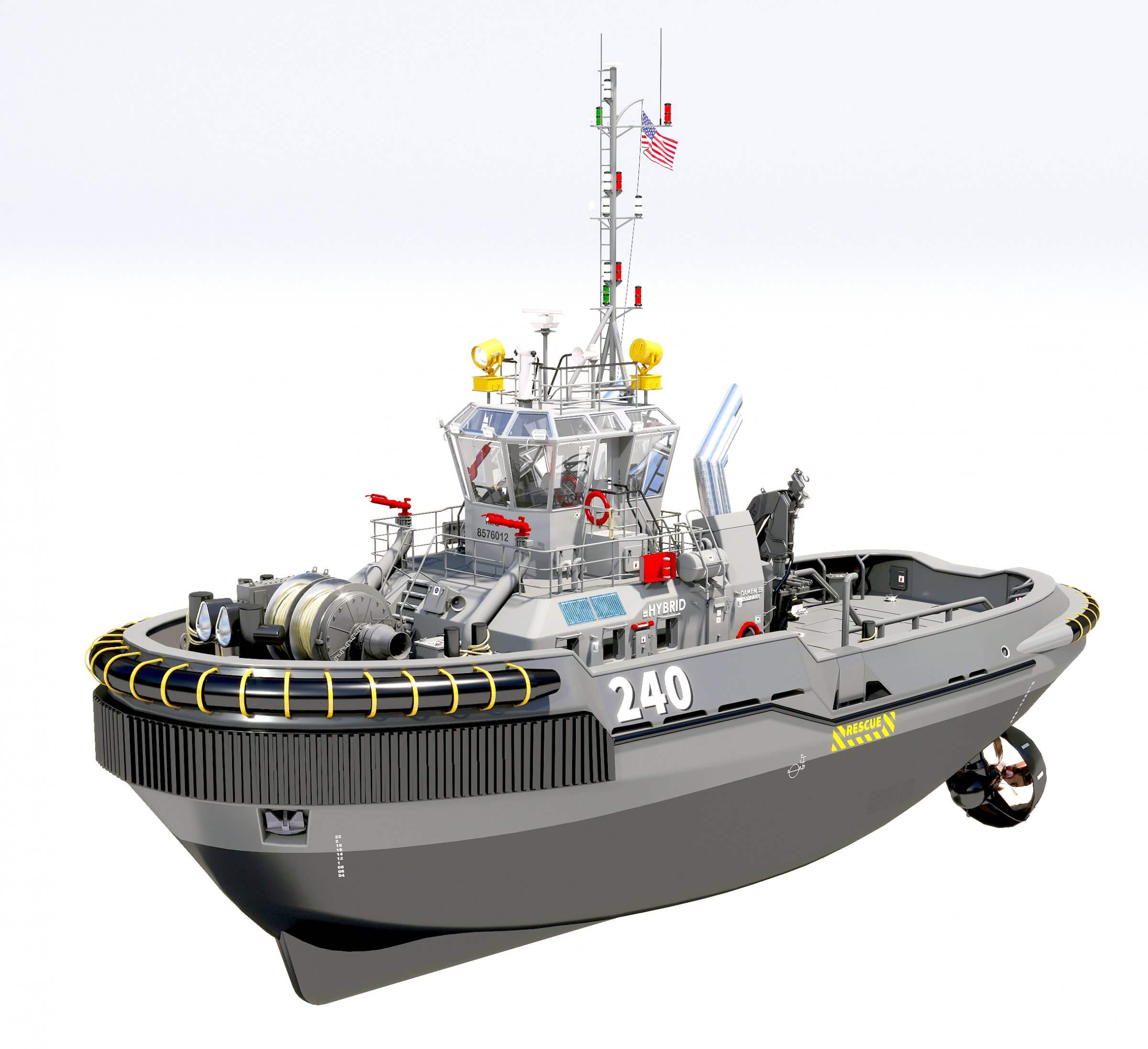 Military Tugboat ASD - 3D Model by IgorYerm