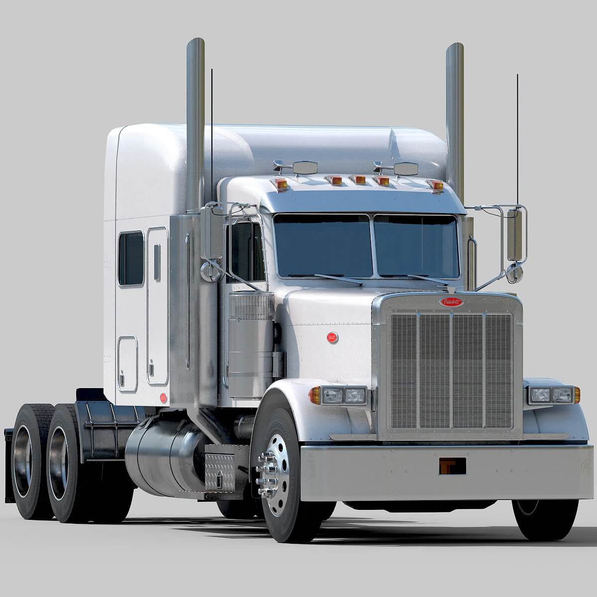 Peterbilt 379 2005 with Interior - 3D Model by IgorYerm
