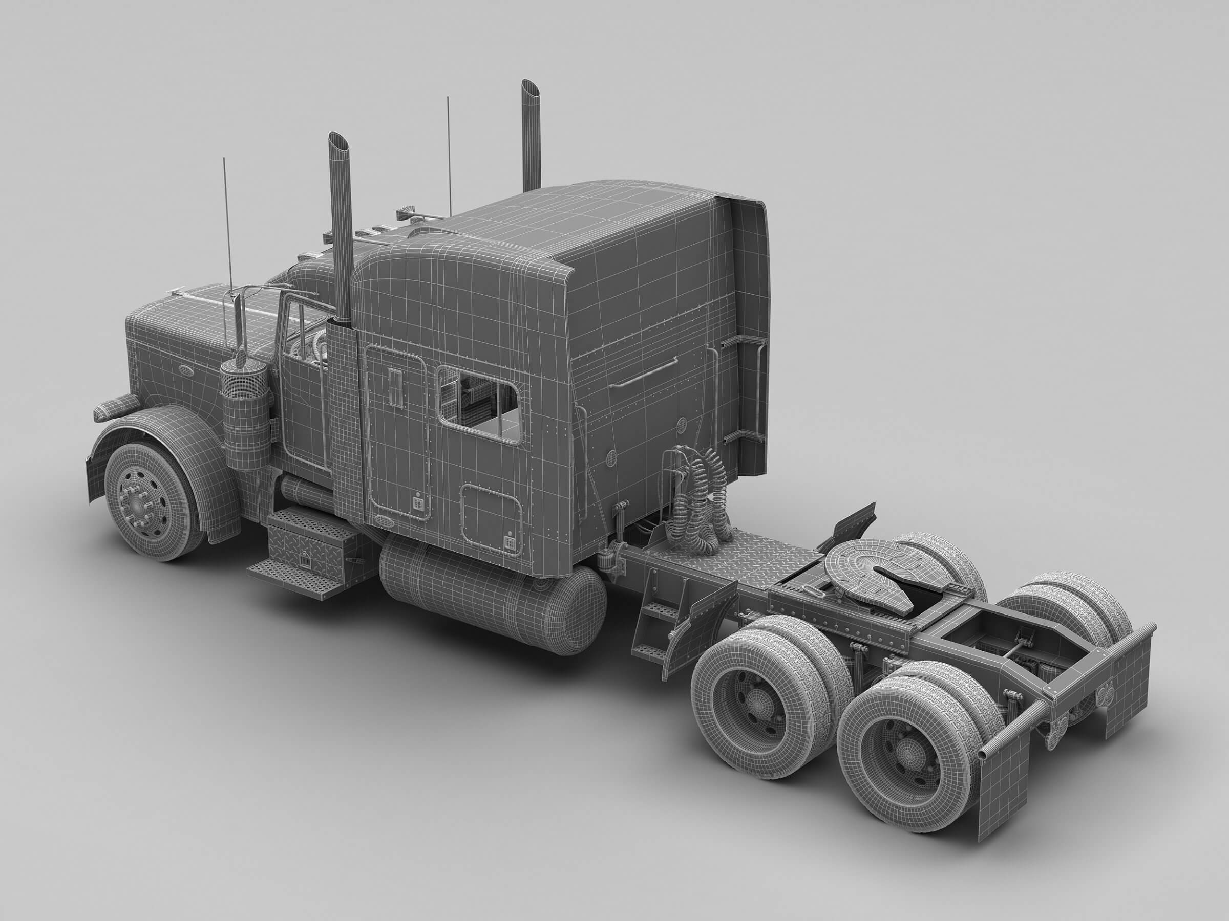 Custom Peterbilt 379 Interior