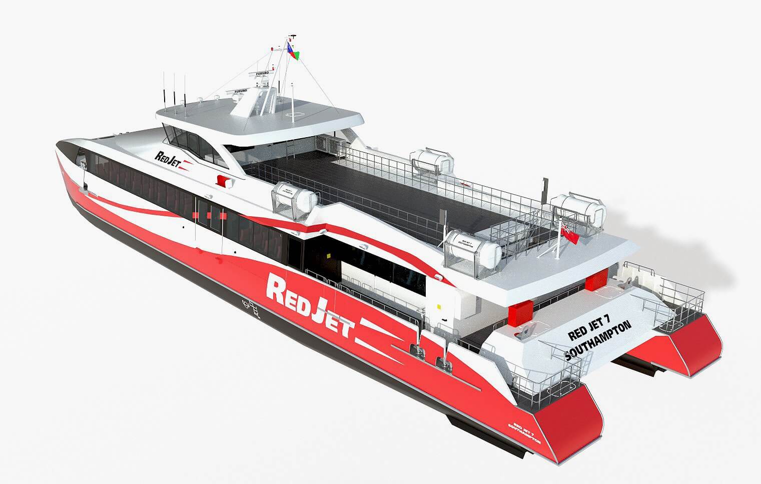 Red Jet 7 Passenger Ferry - 3D Model by IgorYerm
