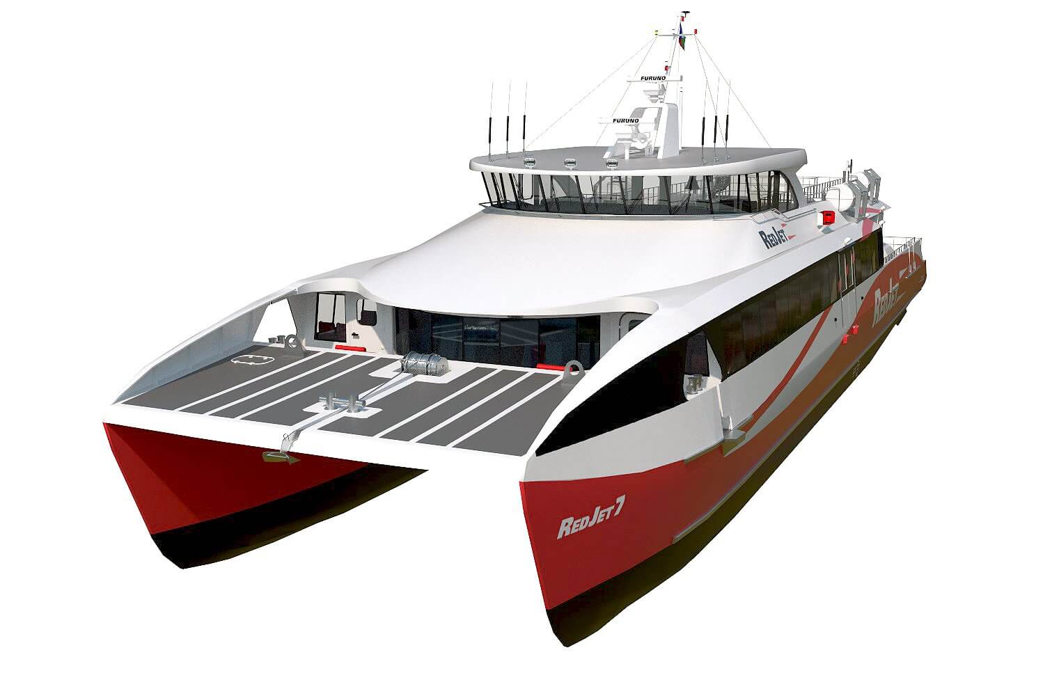 Red Jet 7 Passenger Ferry - 3D Model by IgorYerm