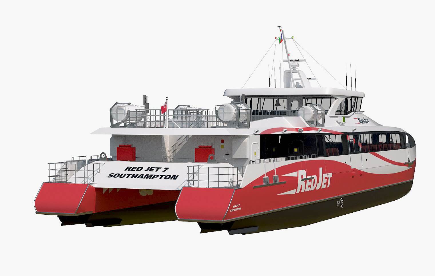 Red Jet 7 Passenger Ferry - 3D Model by IgorYerm