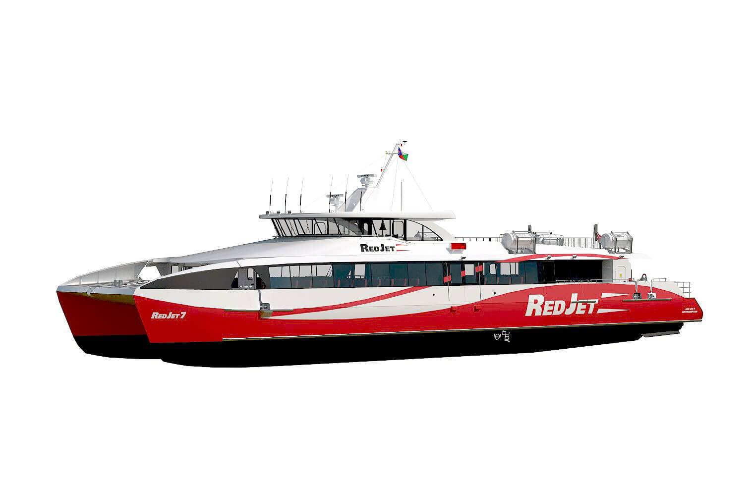 Red Jet 7 Passenger Ferry - 3D Model by IgorYerm