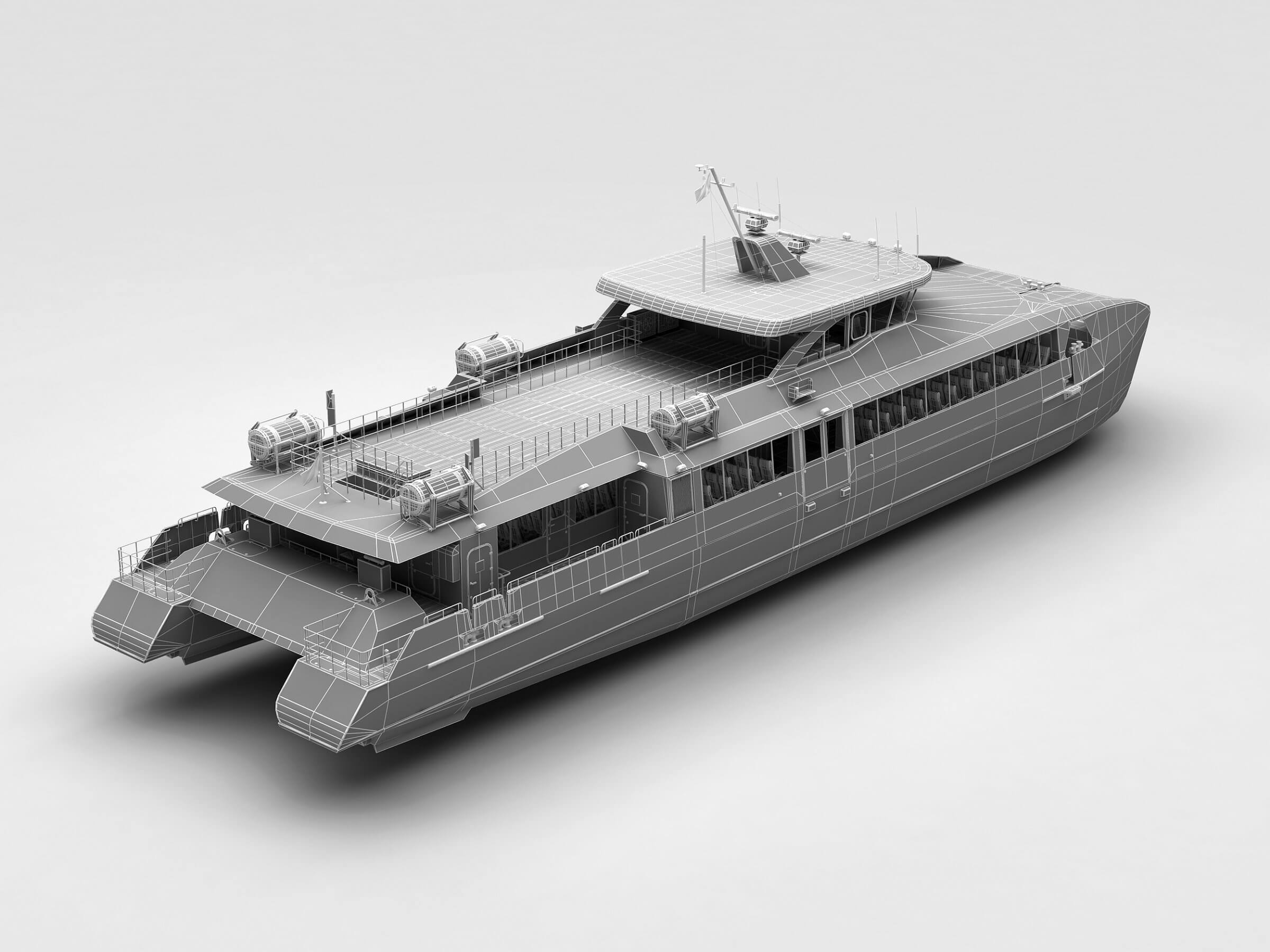 Red Jet 7 Passenger Ferry - 3D Model by IgorYerm
