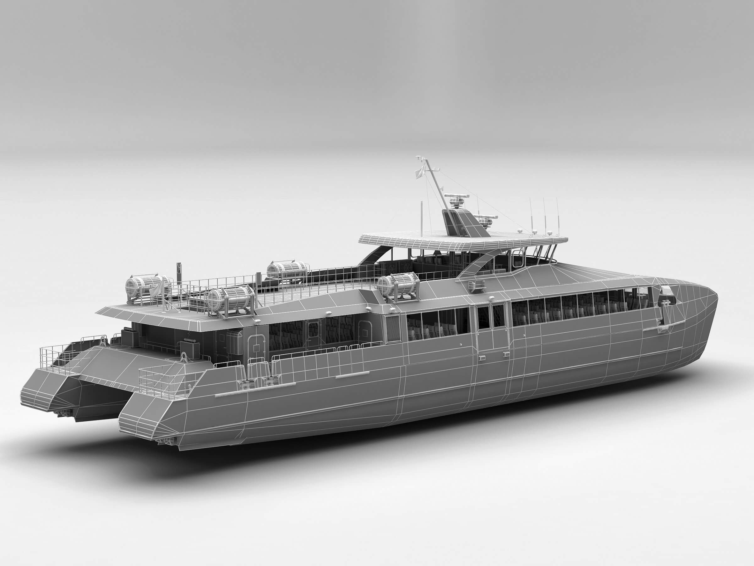 Red Jet 7 Passenger Ferry - 3D Model by IgorYerm
