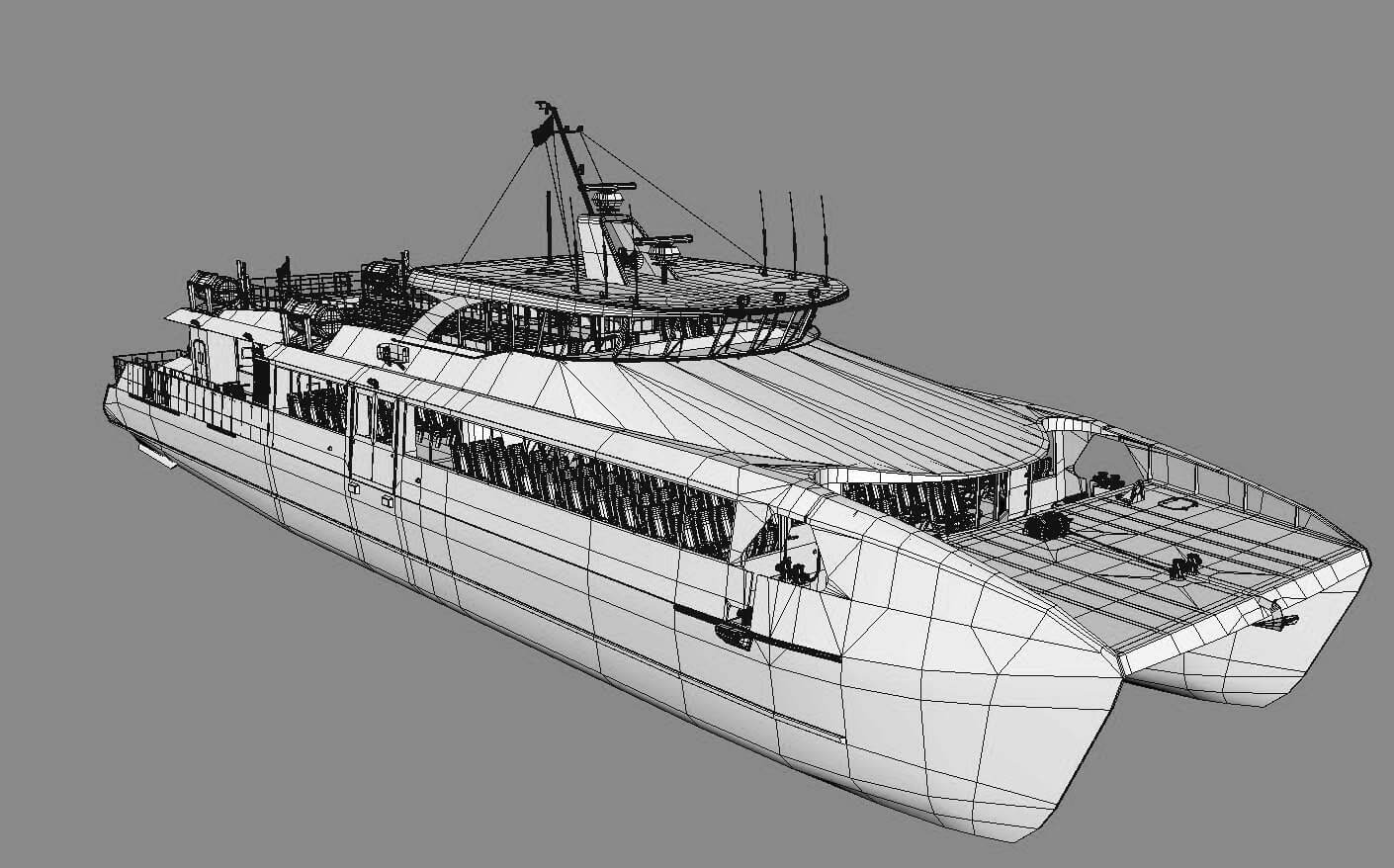 Red Jet 7 Passenger Ferry - 3D Model by IgorYerm