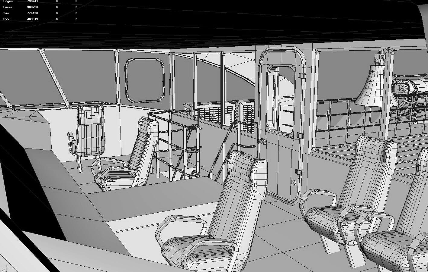 Red Jet 7 Passenger Ferry - 3D Model by IgorYerm