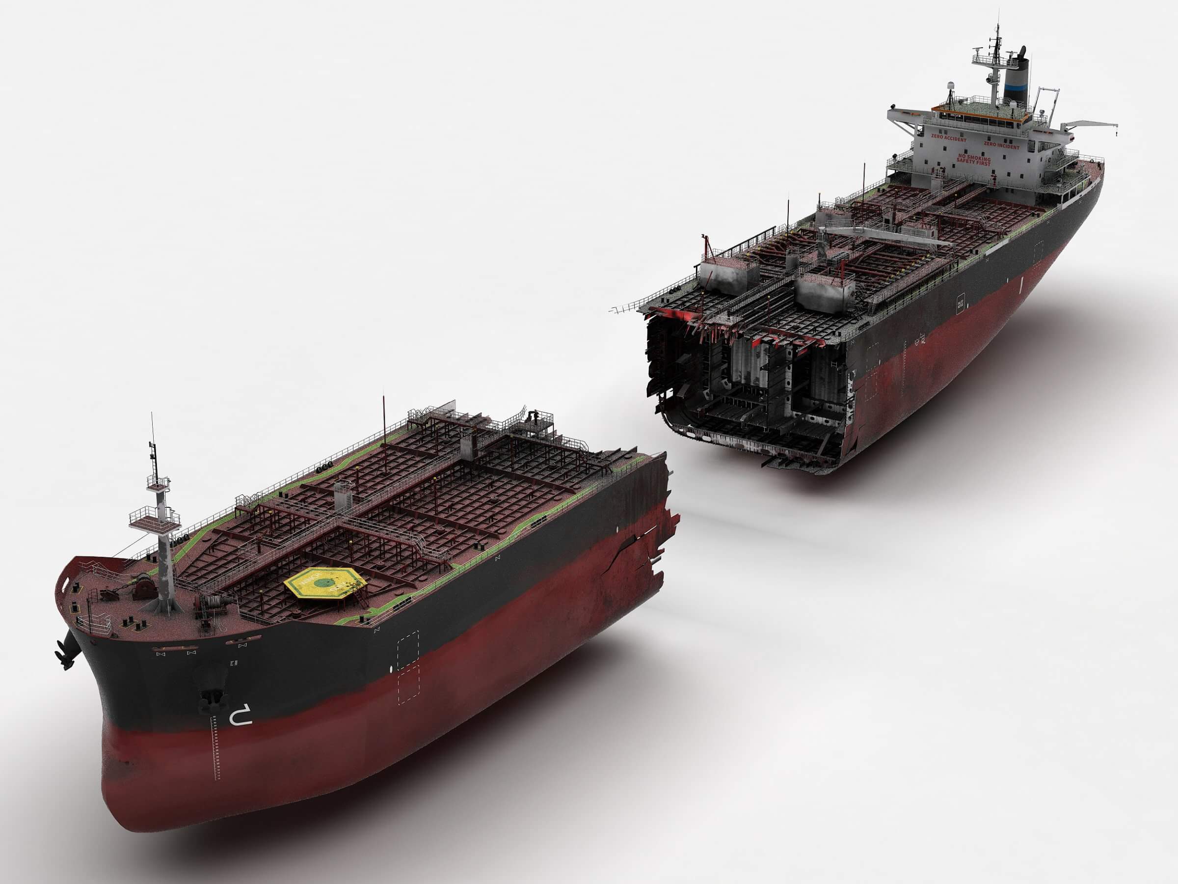 Shipwreck Tanker - 3D Model by IgorYerm