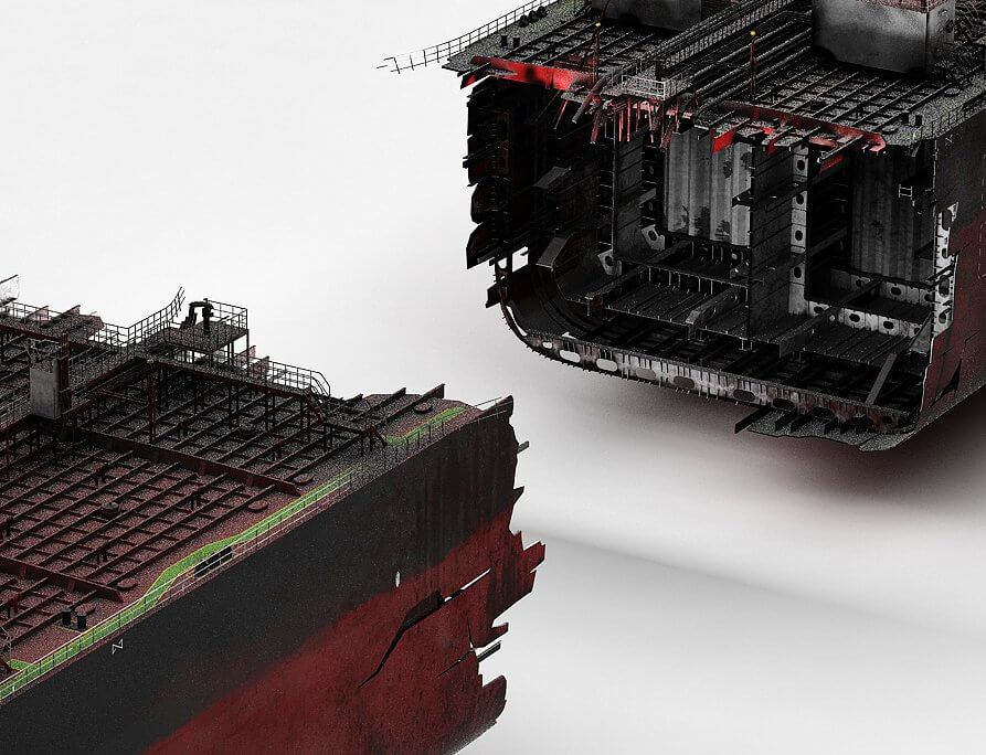 Shipwreck Tanker - 3D Model by IgorYerm