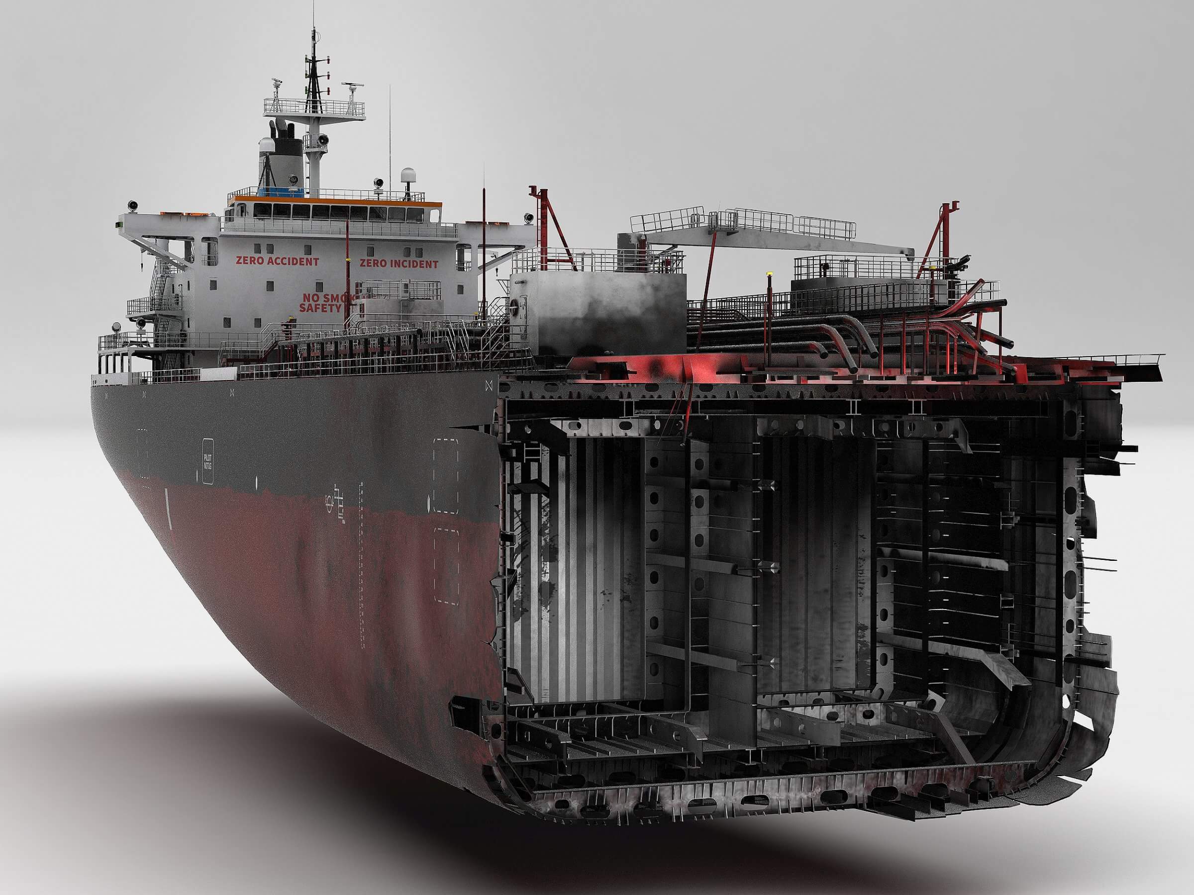 Shipwreck Tanker - 3D Model by IgorYerm