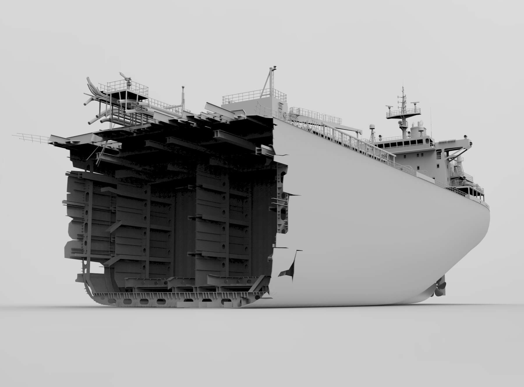 Shipwreck Tanker - 3D Model by IgorYerm