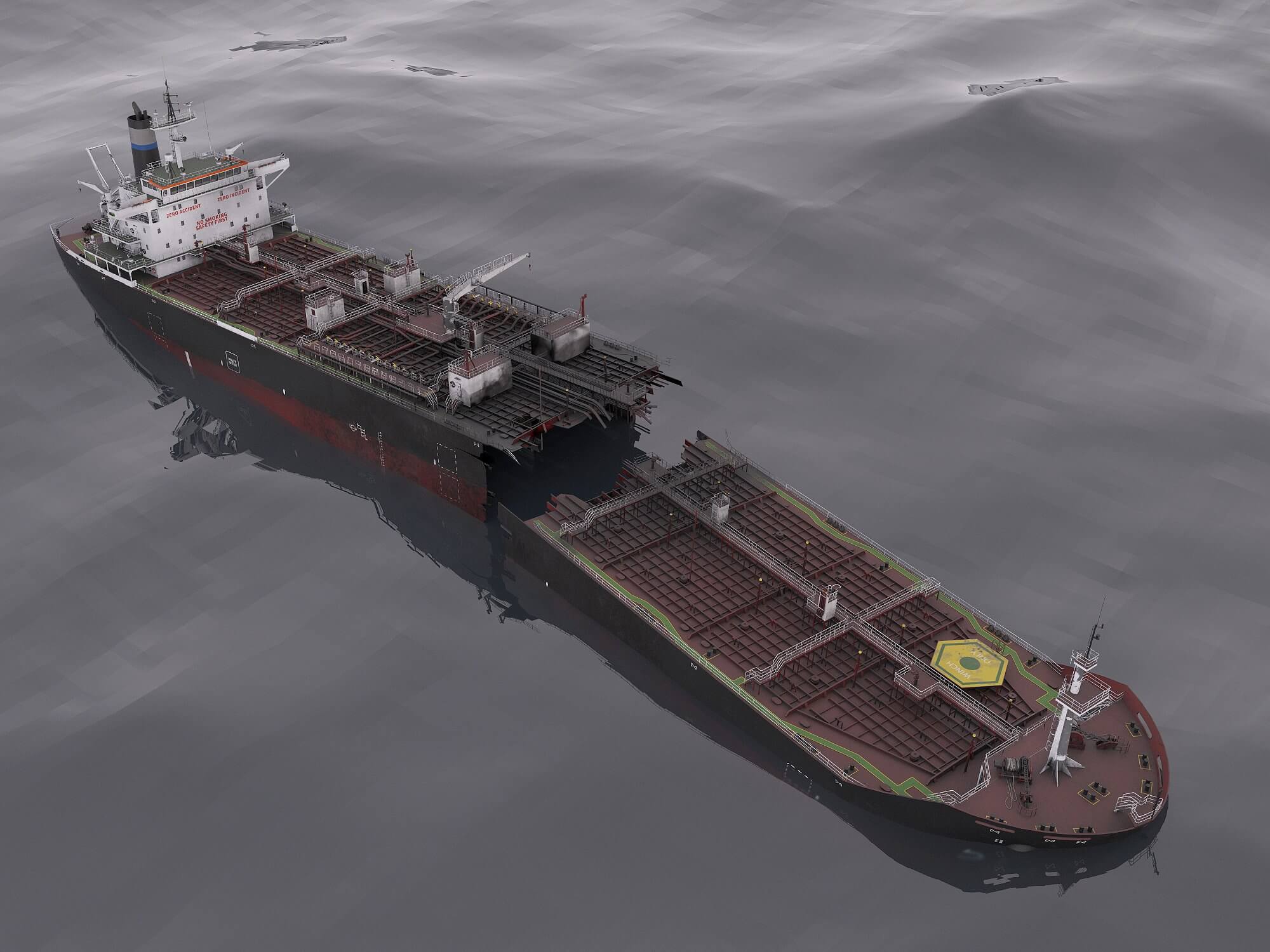 Shipwreck Tanker - 3D Model by IgorYerm