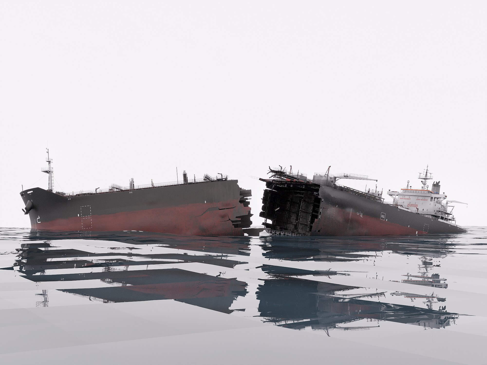 Shipwreck Tanker - 3D Model by IgorYerm