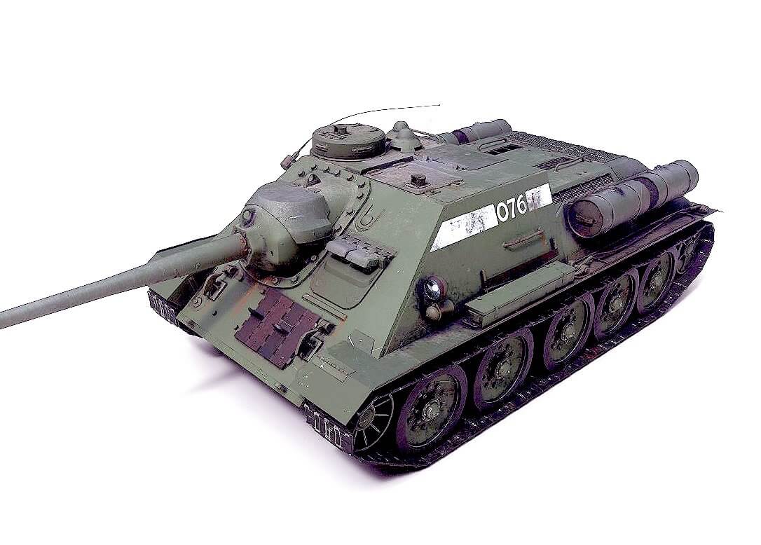 Tank SU-85 3D Model by IgorYerm
