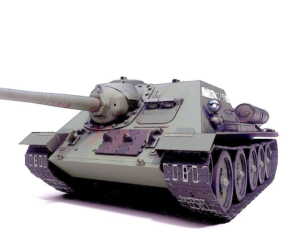 Tank SU-85 3D Model by IgorYerm