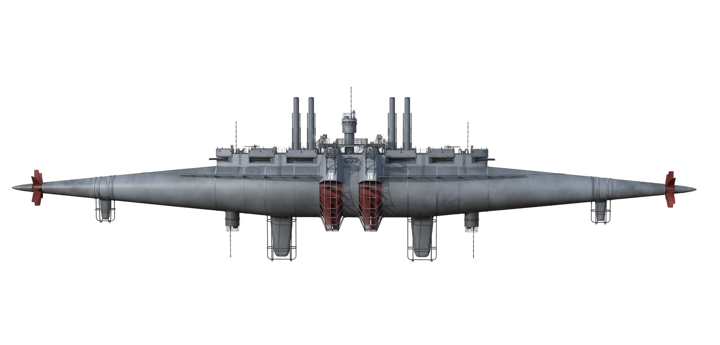 The Future Winans Cigar Steamer Ships - 3D Model by IgorYerm