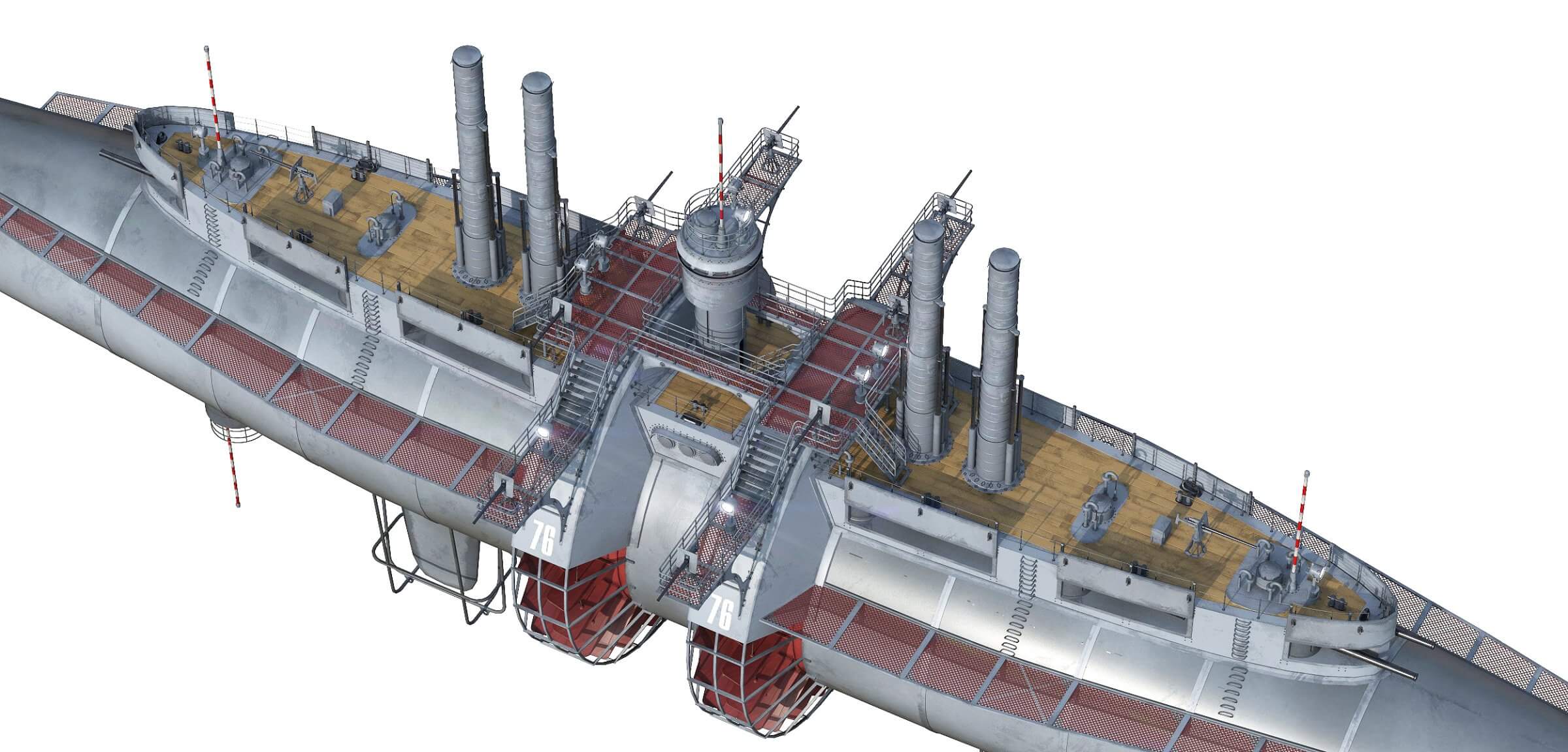 The Future Winans Cigar Steamer Ships - 3D Model by IgorYerm