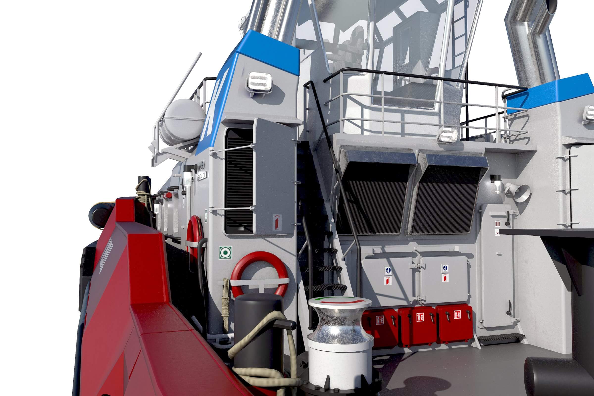 Tugboat ASD 2810 Red - 3D Model by IgorYerm
