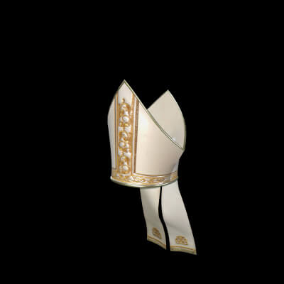 Mitre Bishop Hat - 3D Model by IHSupplies