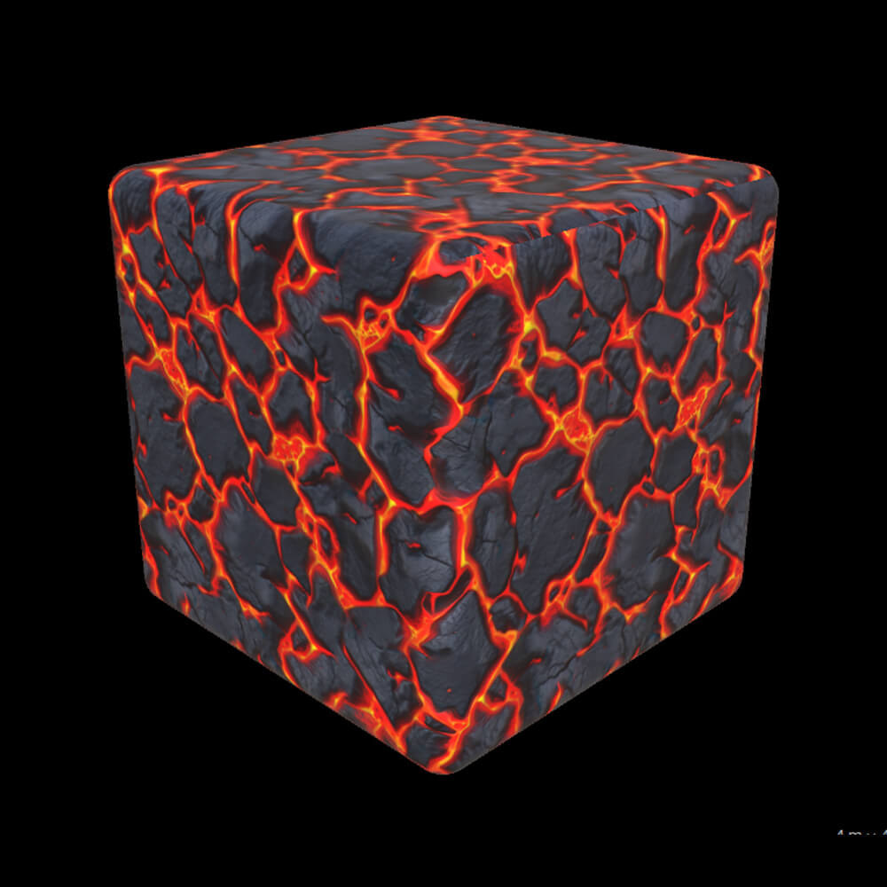 Molten Lava SBSAR - Free 3D Material or Shader by IHSupplies