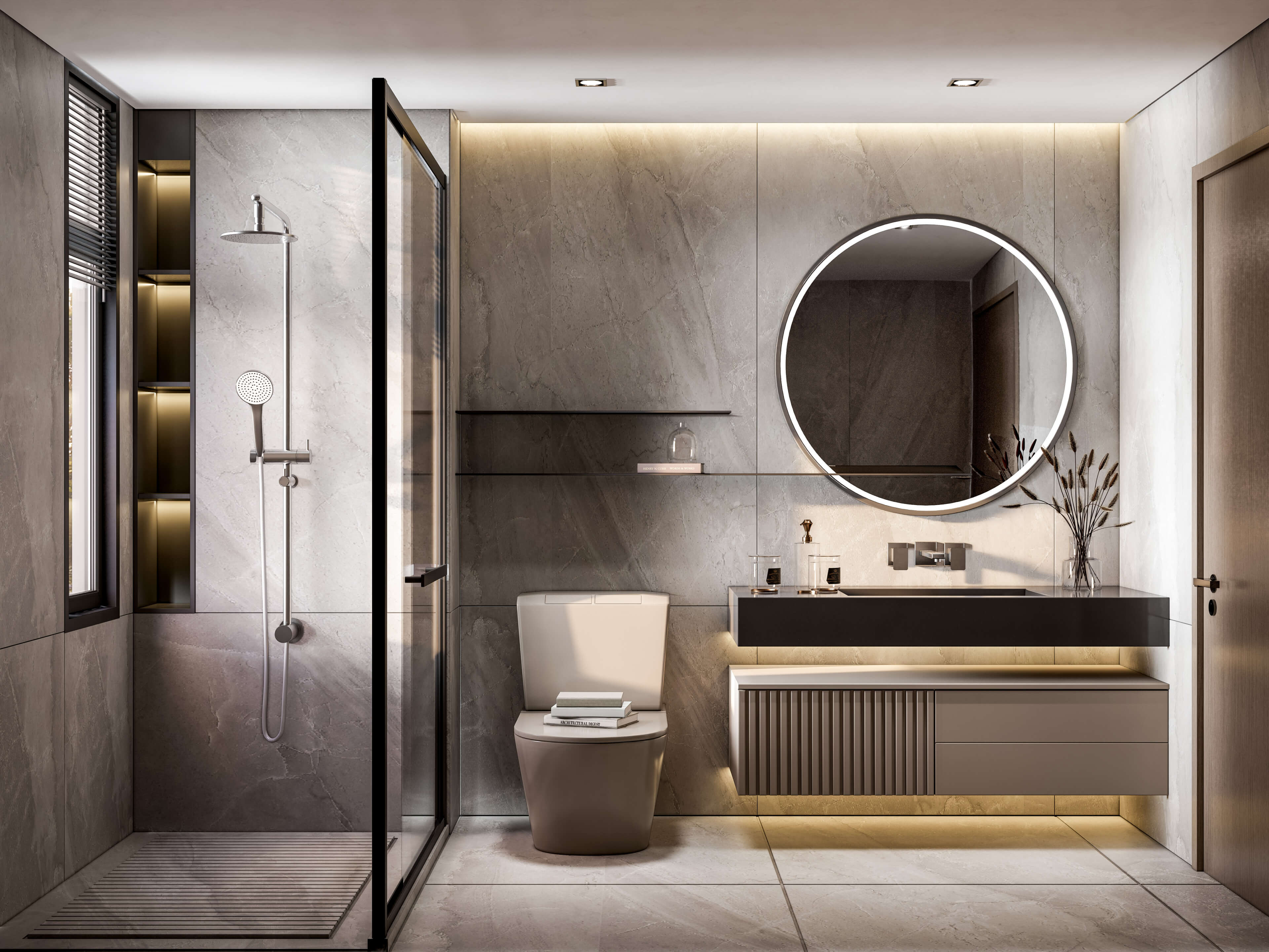 Bathroom Modern and Luxury 18 - 3D Model by IID Studio