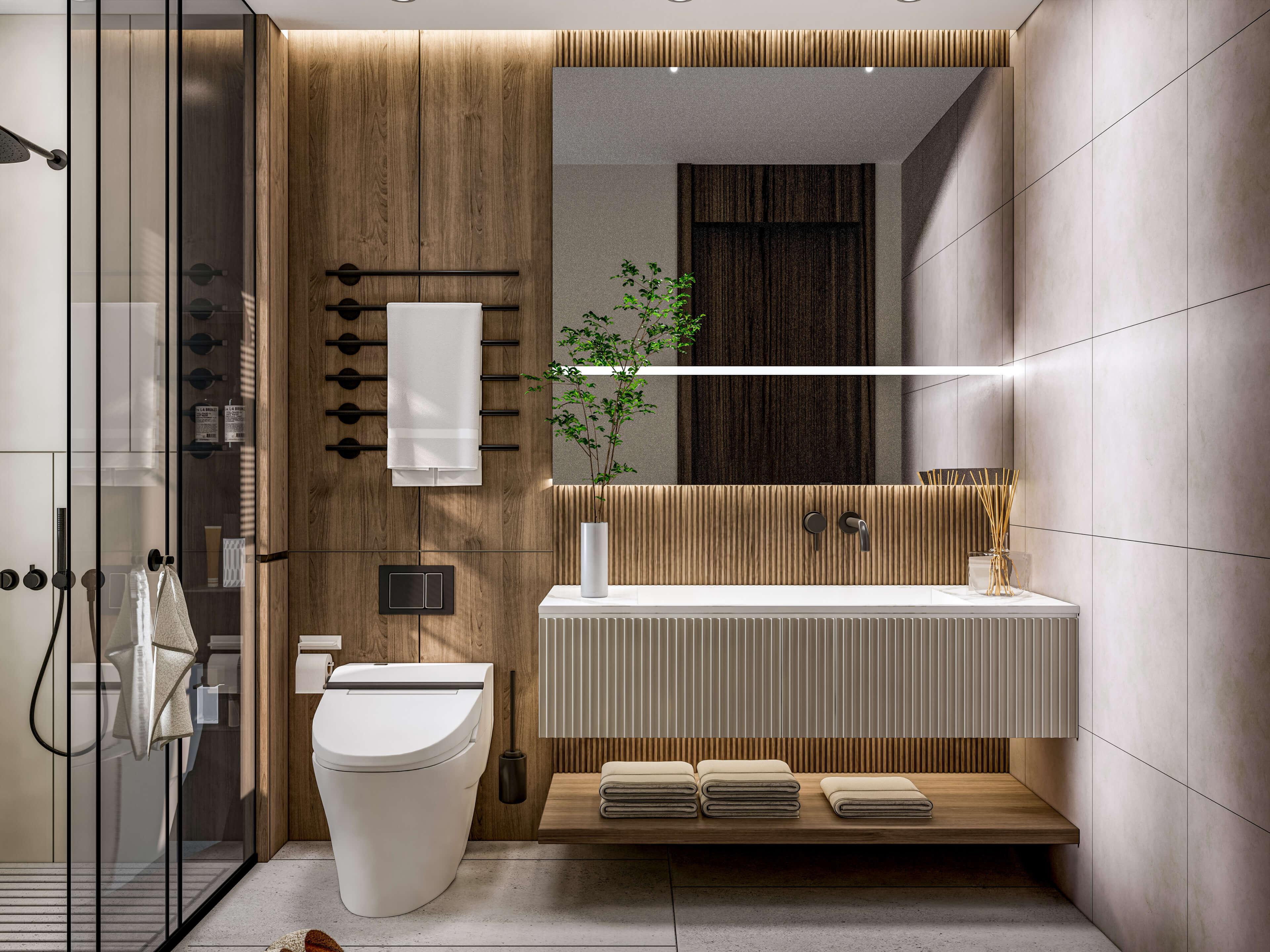 Bathroom Modern and Luxury 19 - 3D Model by IID Studio