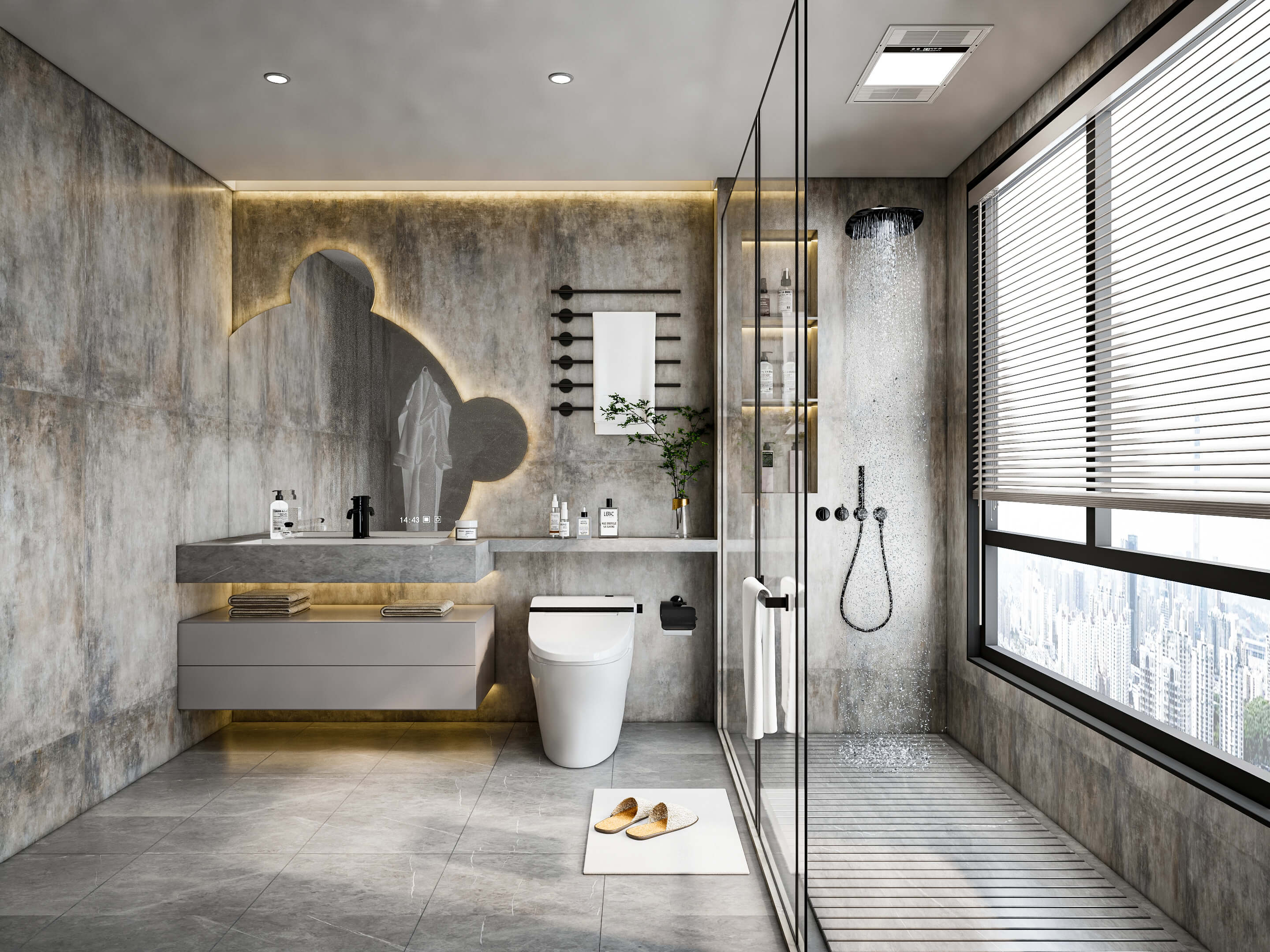 Bathroom Modern and Luxury 22 - 3D Model by IID Studio