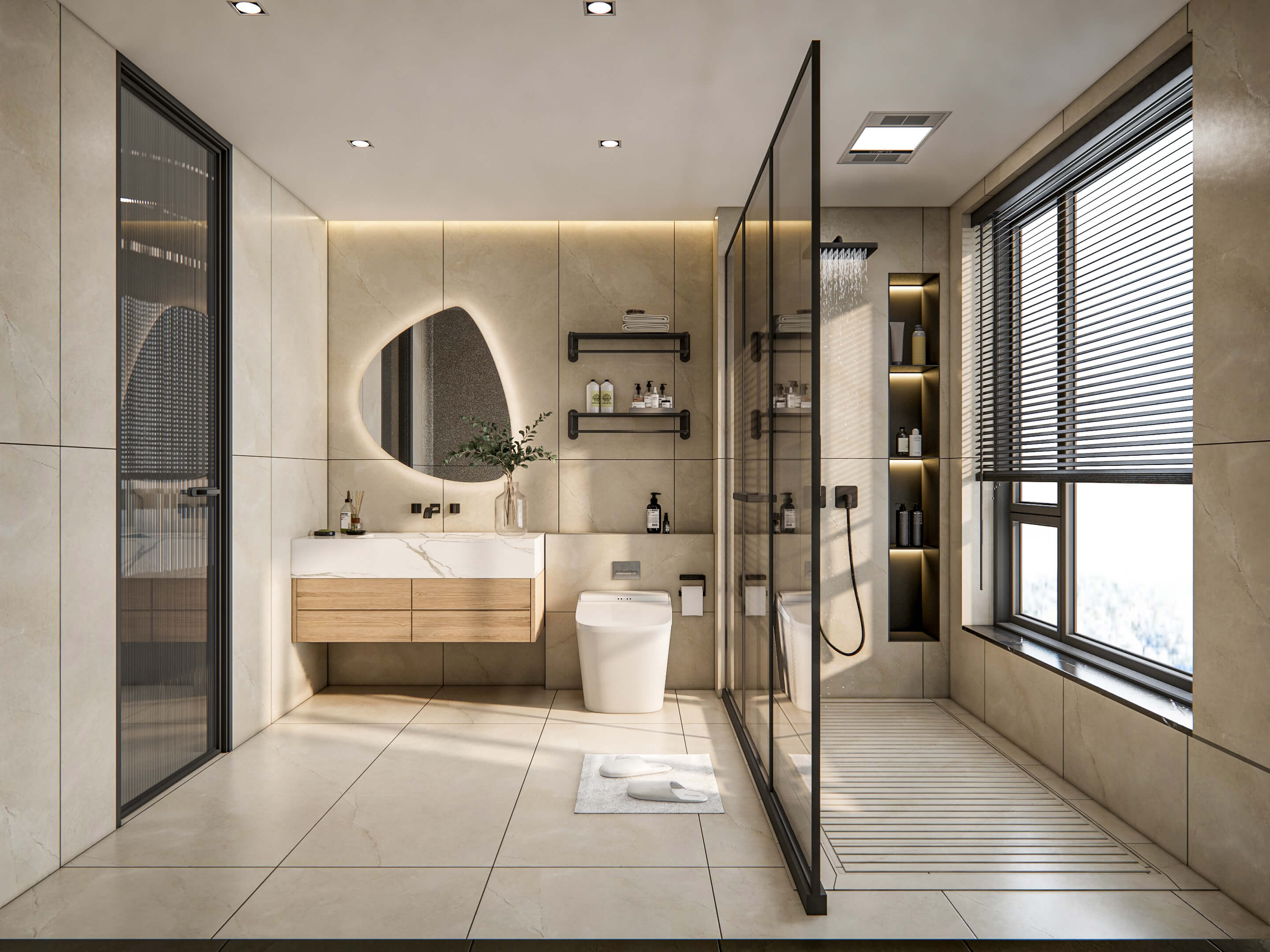 Bathroom Modern and Luxury 25 - 3D Model by IID Studio