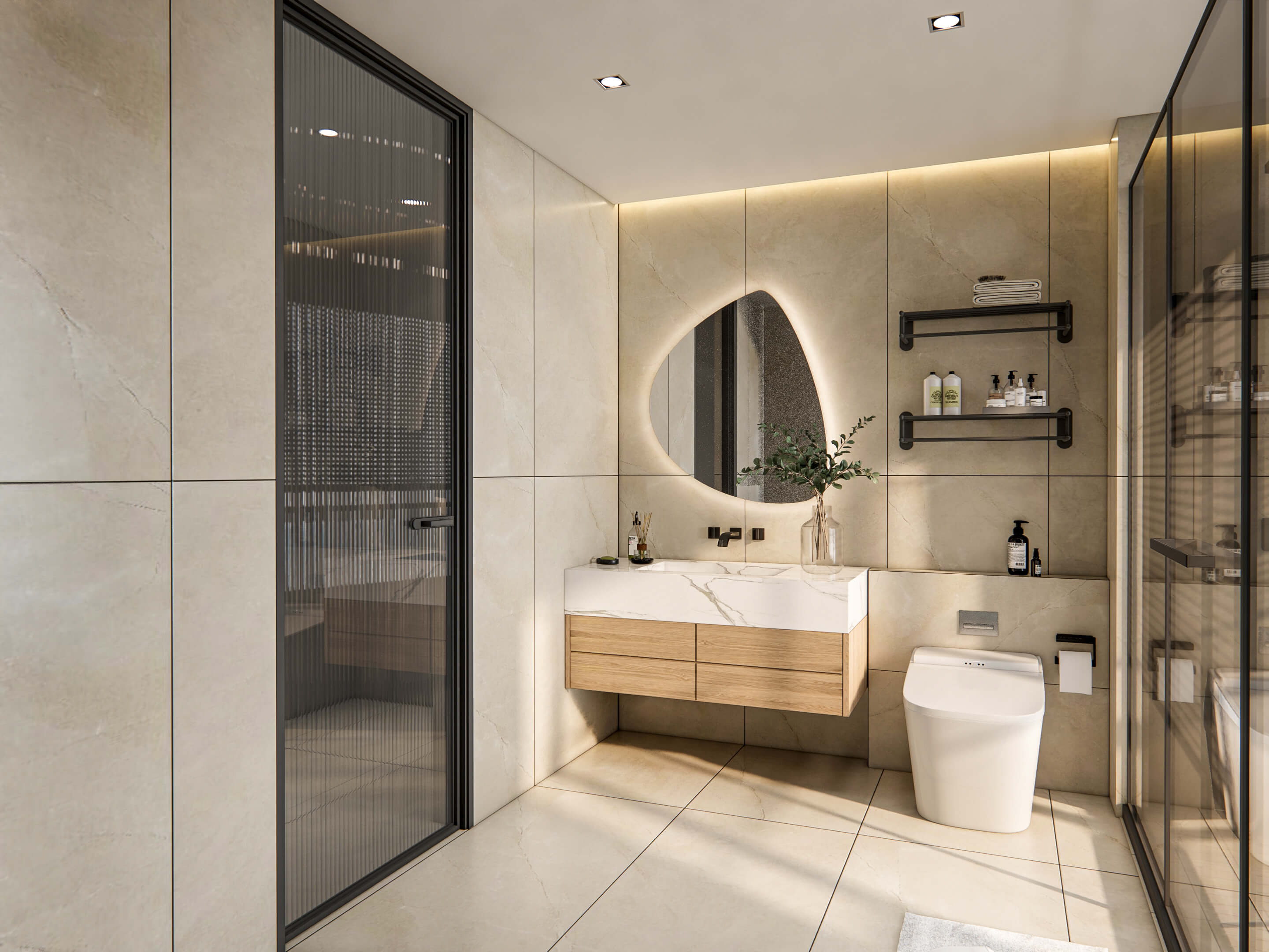 Bathroom Modern and Luxury 25 - 3D Model by IID Studio