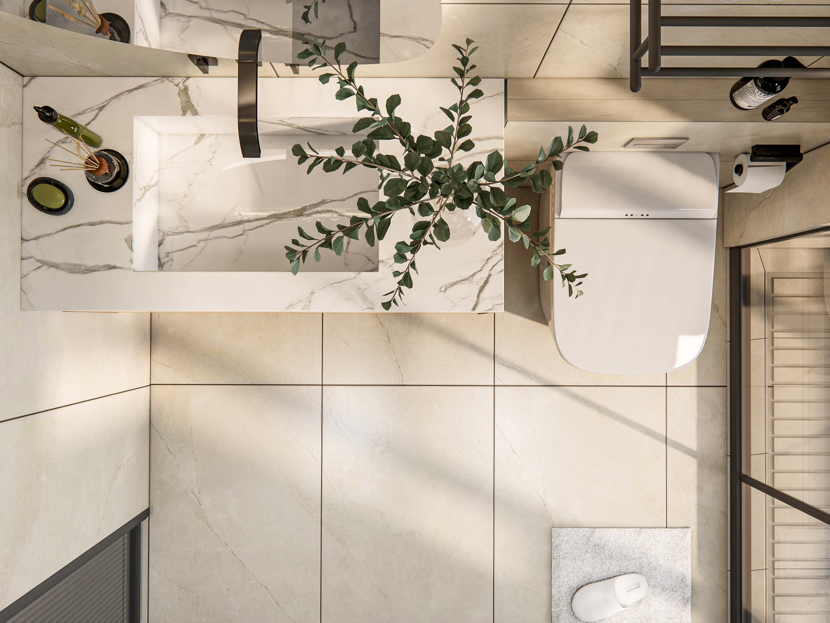 Bathroom Modern and Luxury 25 - 3D Model by IID Studio