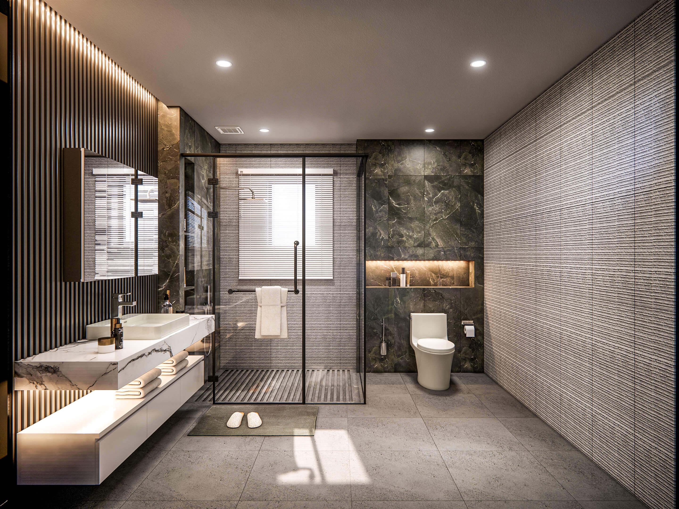 Bathroom Modern and Luxury 56 - 3D Model by IID Studio