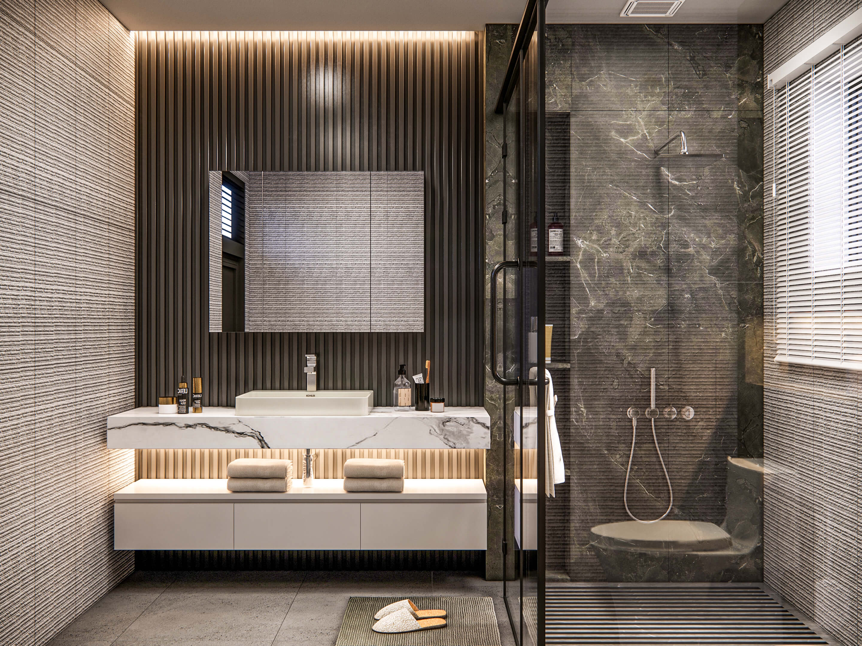 Bathroom Modern and Luxury 56 - 3D Model by IID Studio