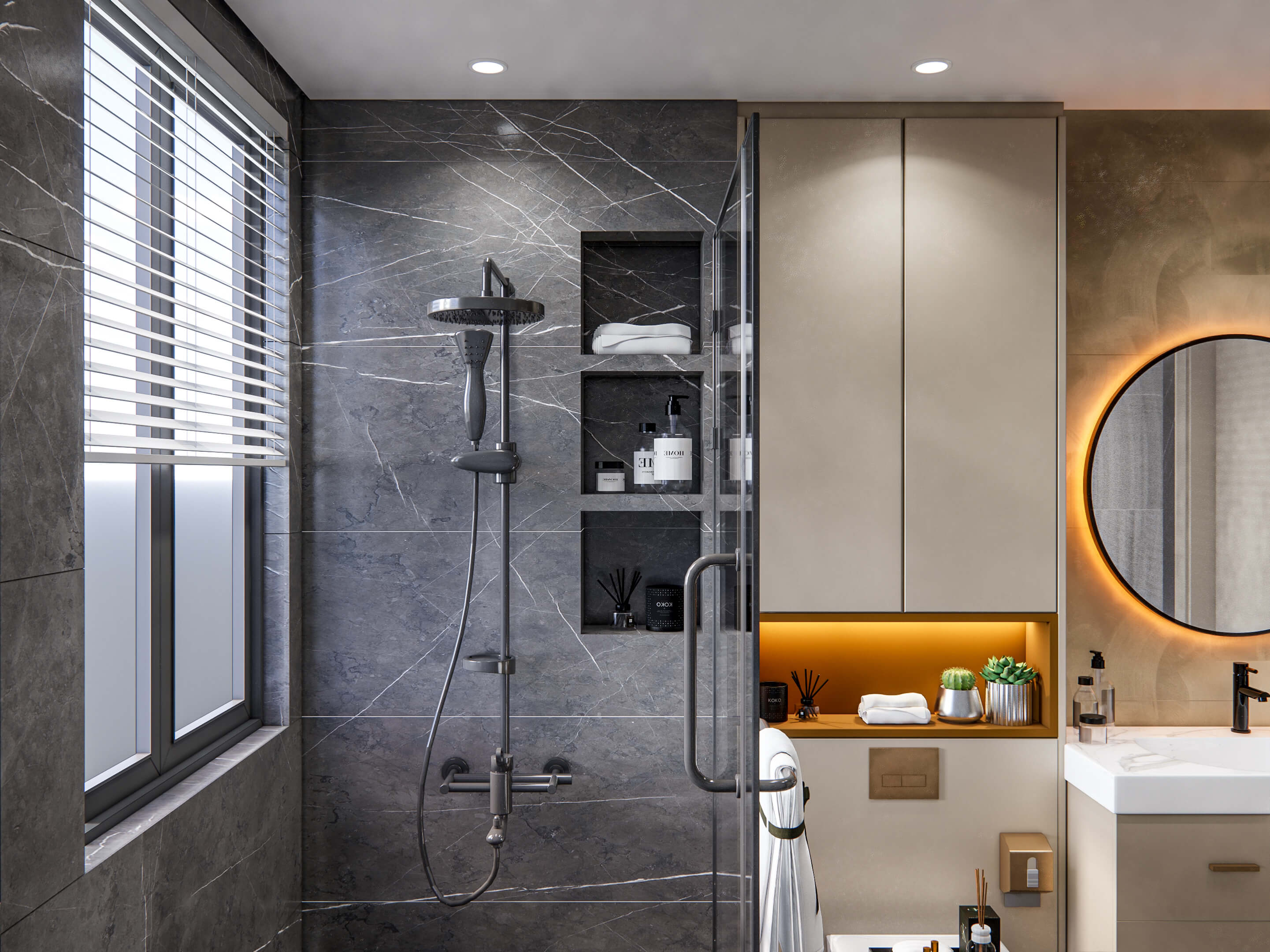 Bathroom Modern and Luxury 79 - 3D Model by IID Studio