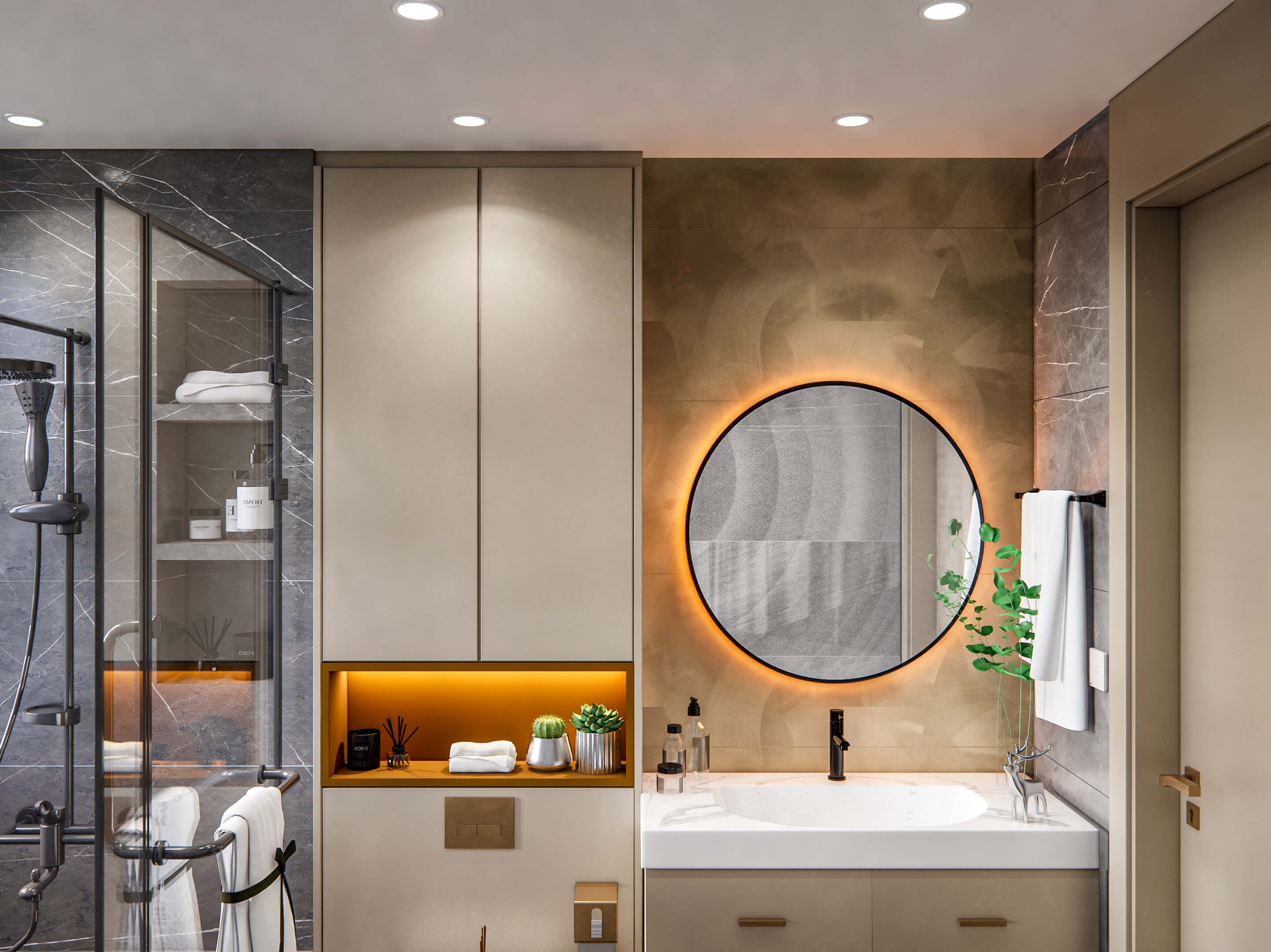 Bathroom Modern and Luxury 79 - 3D Model by IID Studio