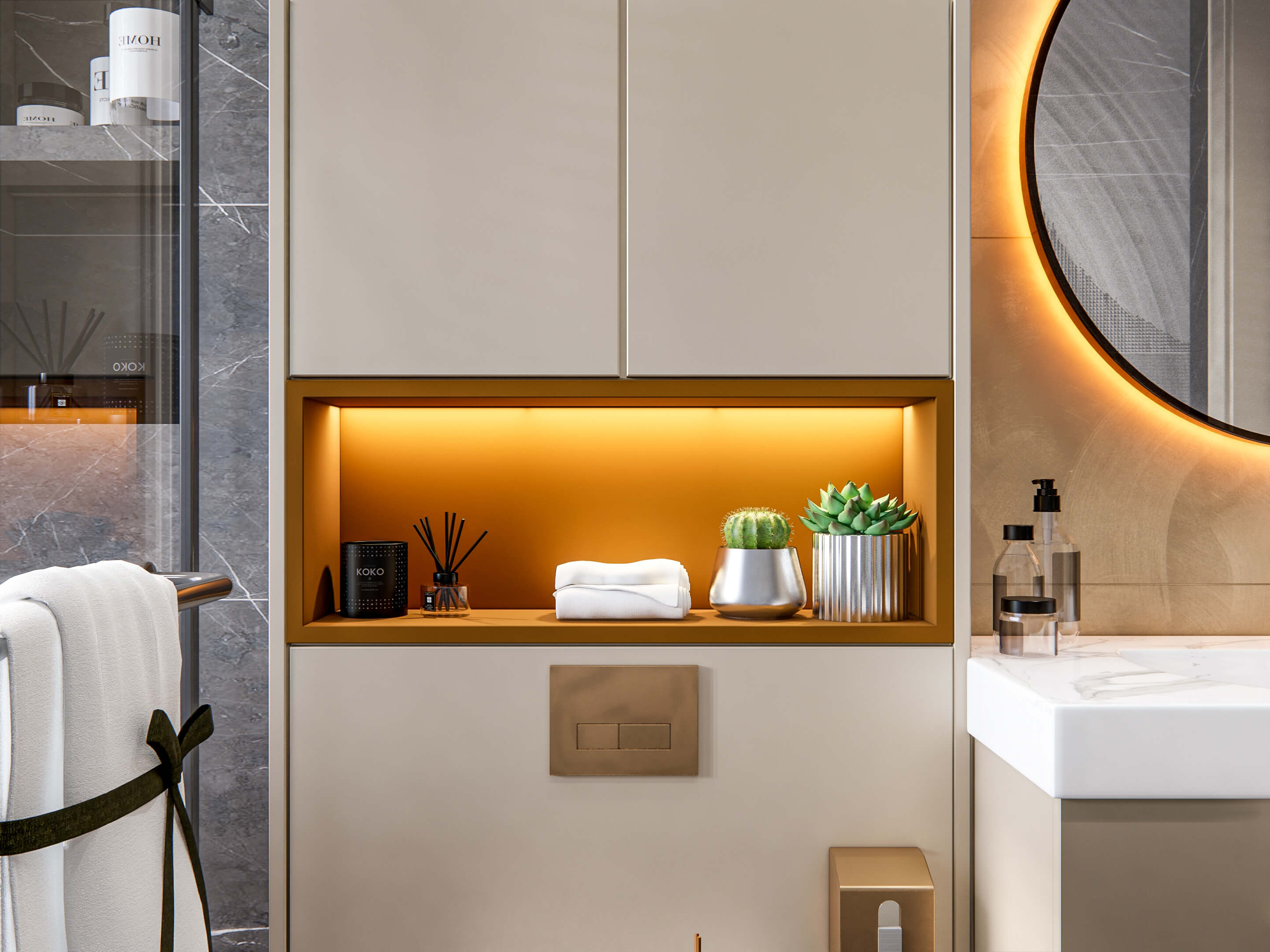 Bathroom Modern and Luxury 79 - 3D Model by IID Studio