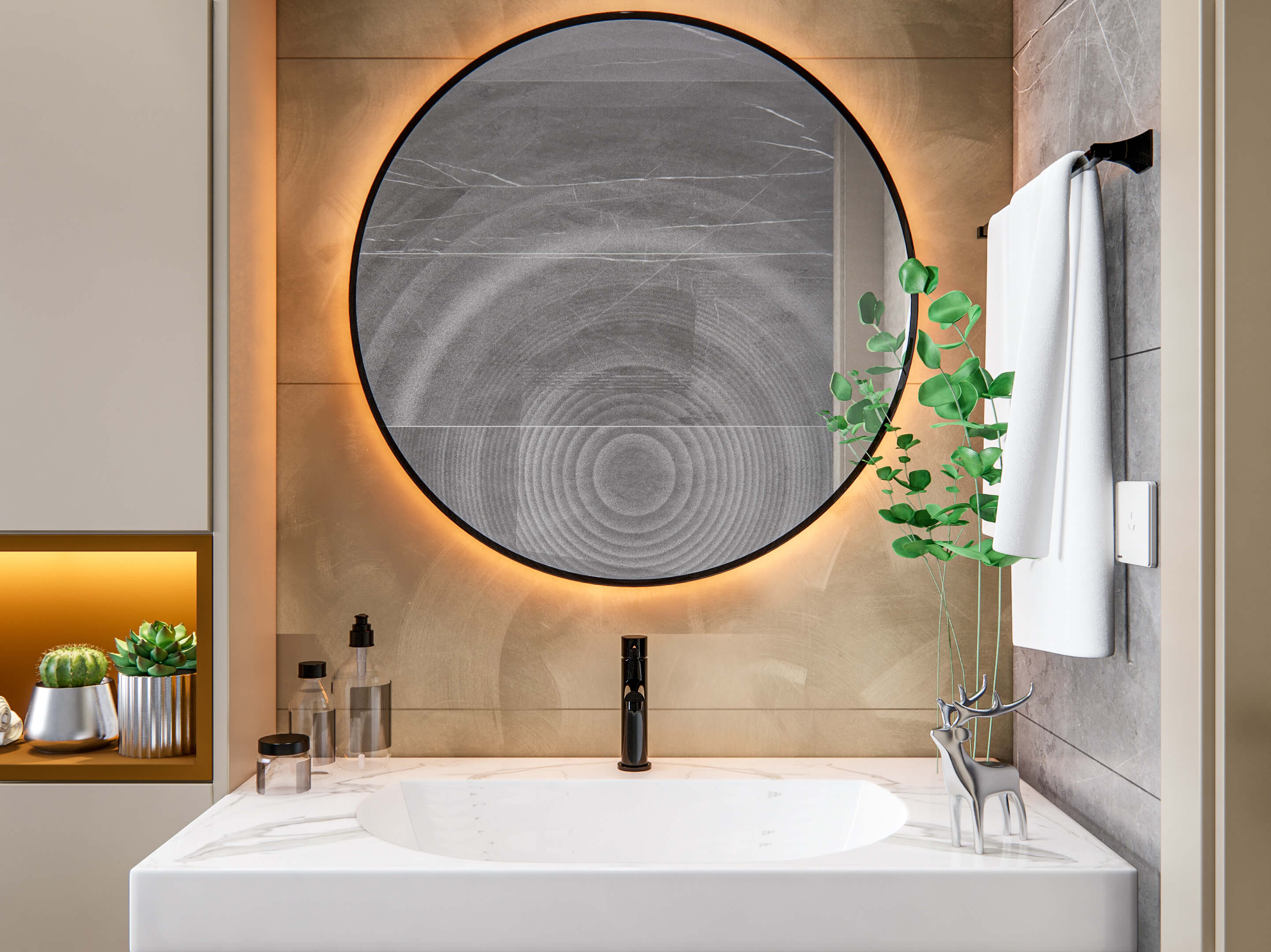 Bathroom Modern and Luxury 79 - 3D Model by IID Studio