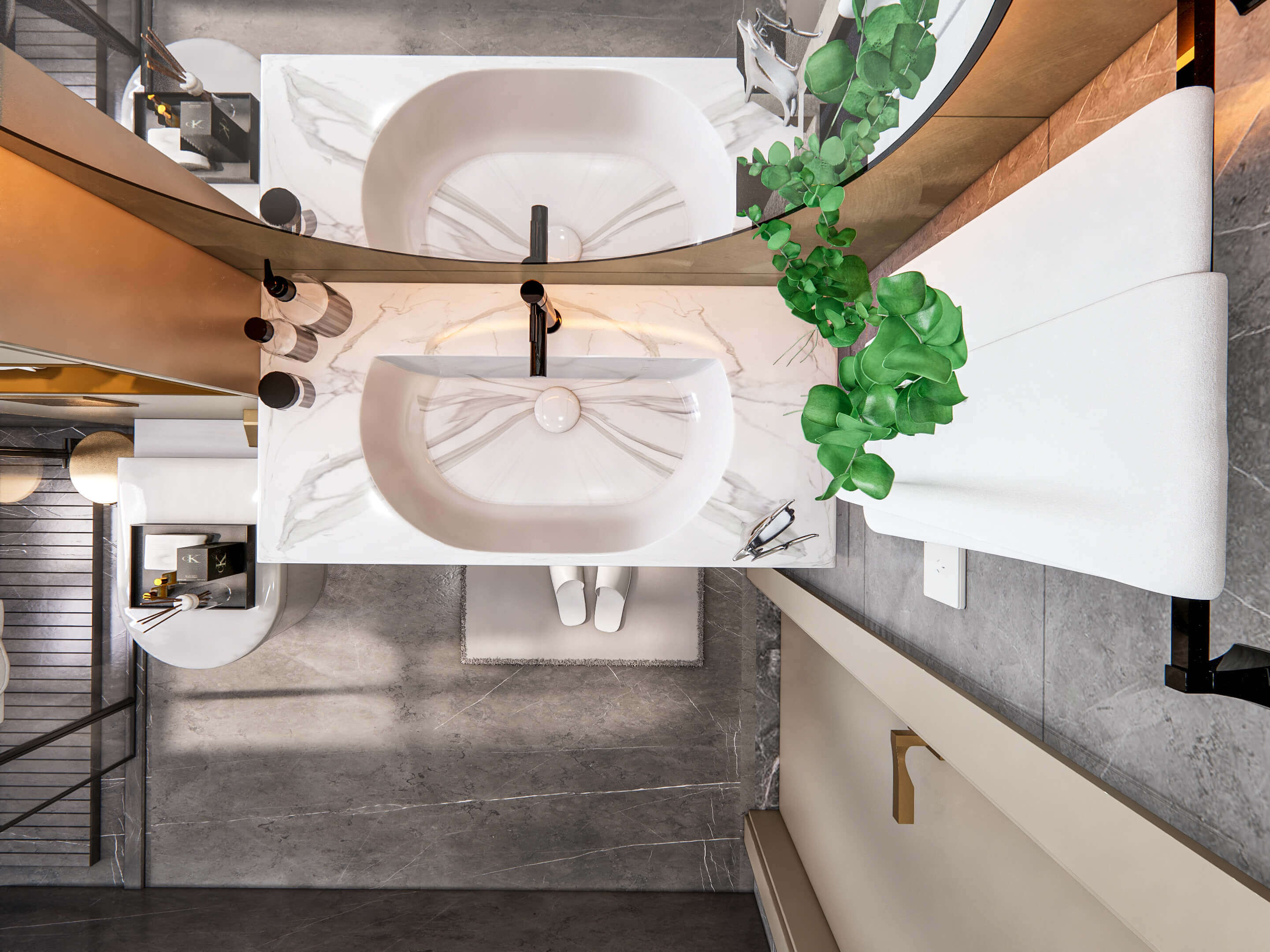 Bathroom Modern and Luxury 79 - 3D Model by IID Studio